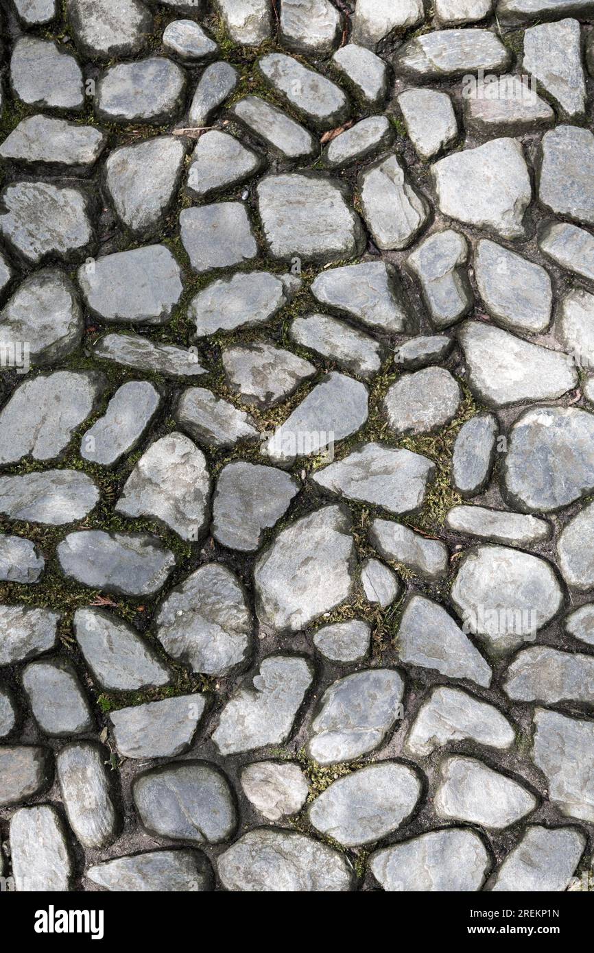 Cobble stone surface for backgrounds Stock Photo - Alamy