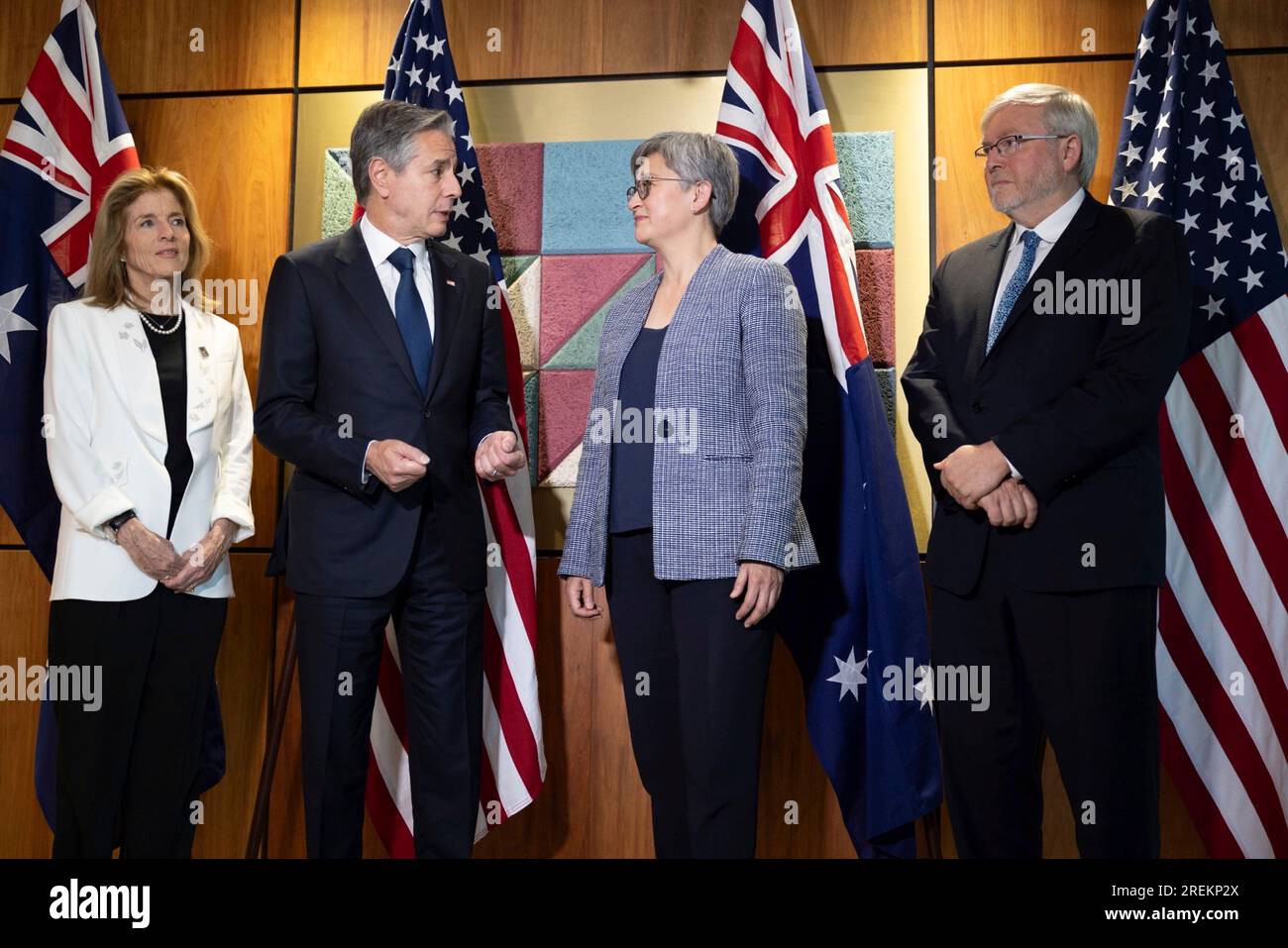 Brisbane, Australia. 28th July, 2023. U.S Secretary of State Antony ...