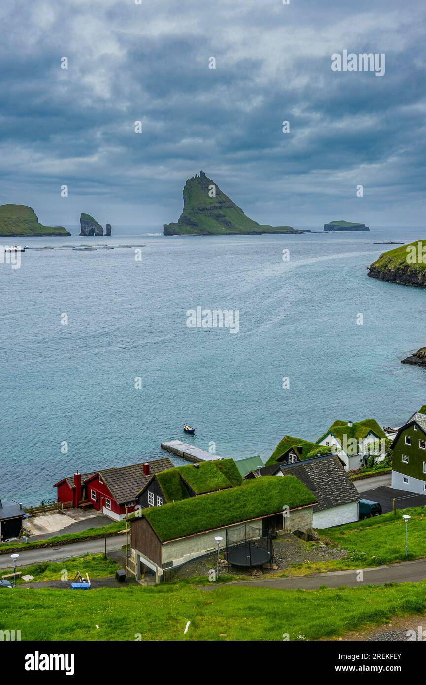 Village bour vagar island faroe hi-res stock photography and images - Alamy
