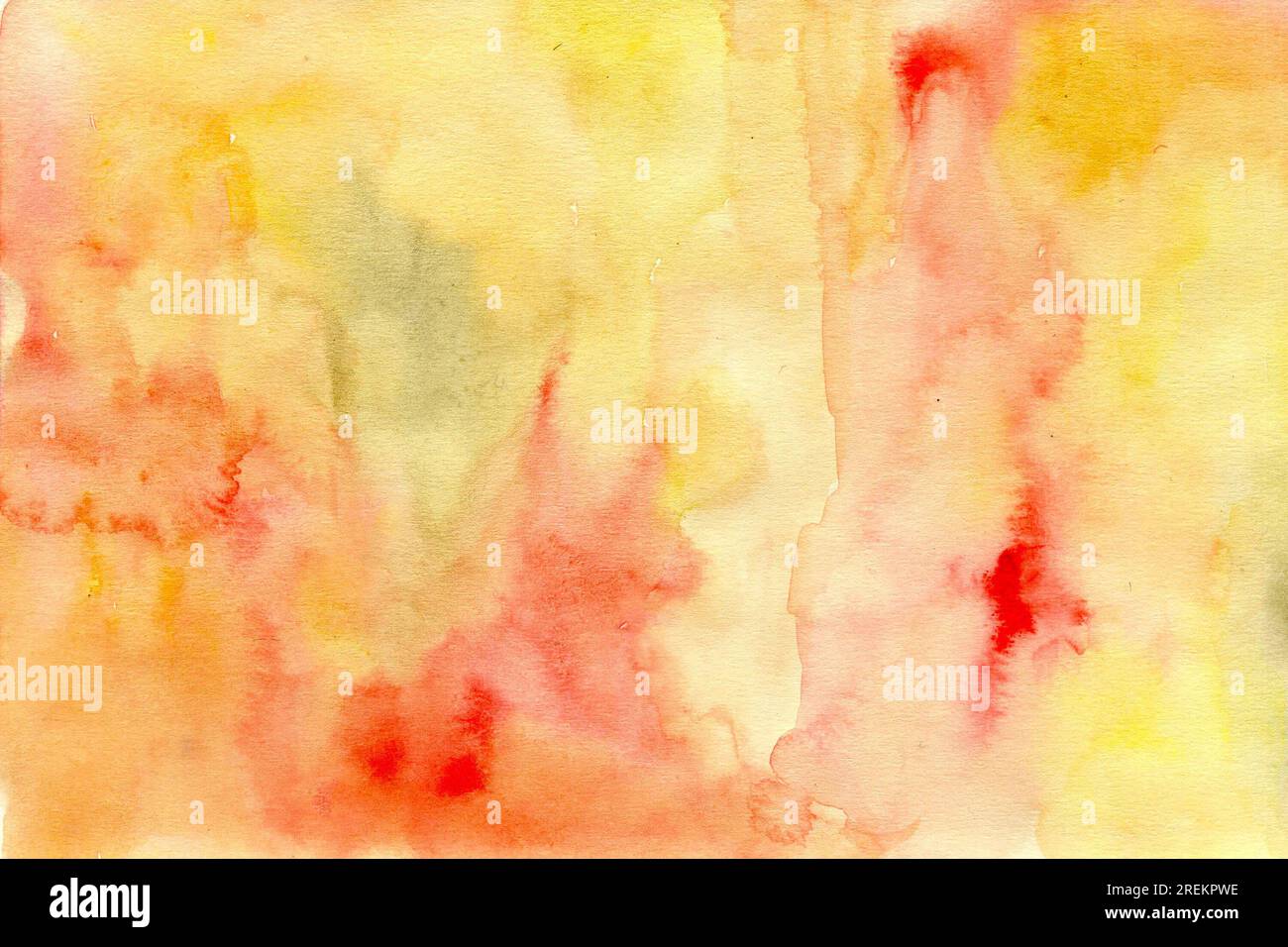 Pink-Yellow watercolor paper background texture Stock Photo - Alamy