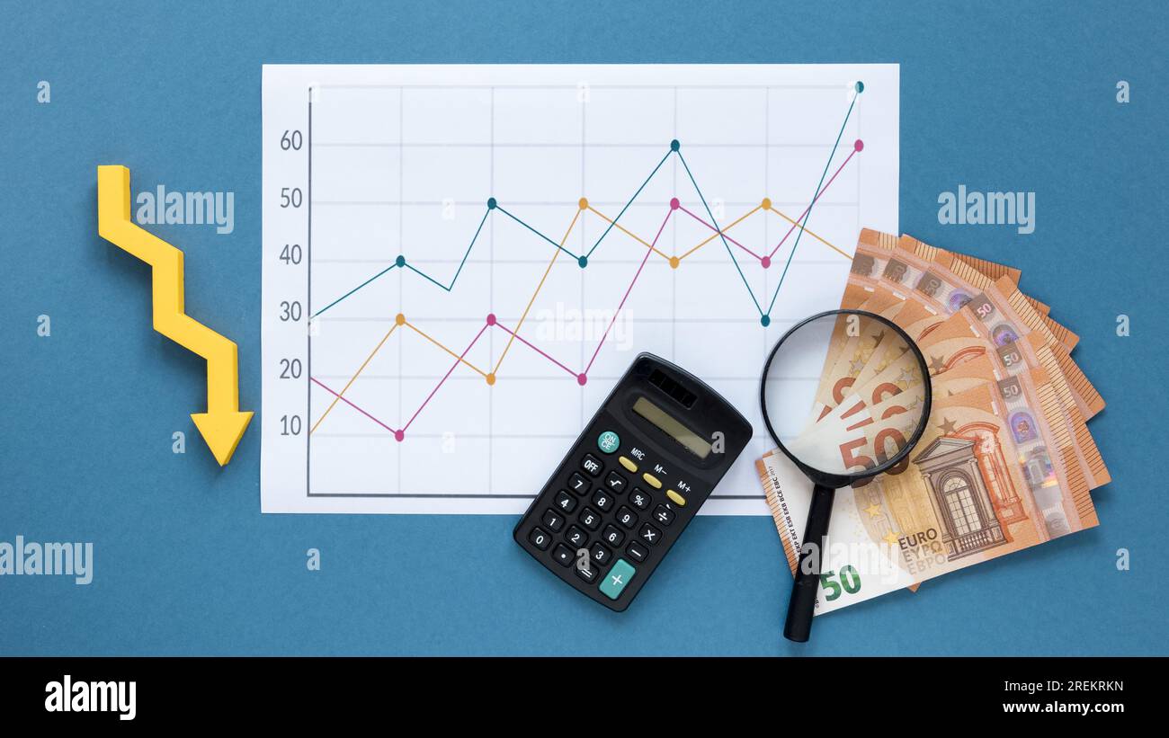 Economy chart money. Resolution and high quality beautiful photo Stock ...