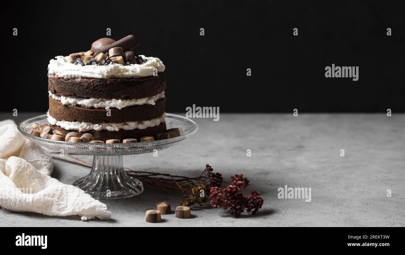 Front view delicious cake concept 2. Resolution and high quality ...