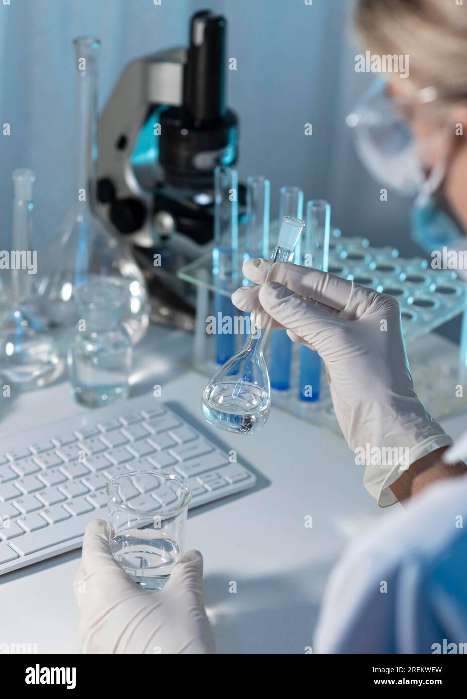 Close up hands holding glassware. Beautiful photo Stock Photo - Alamy