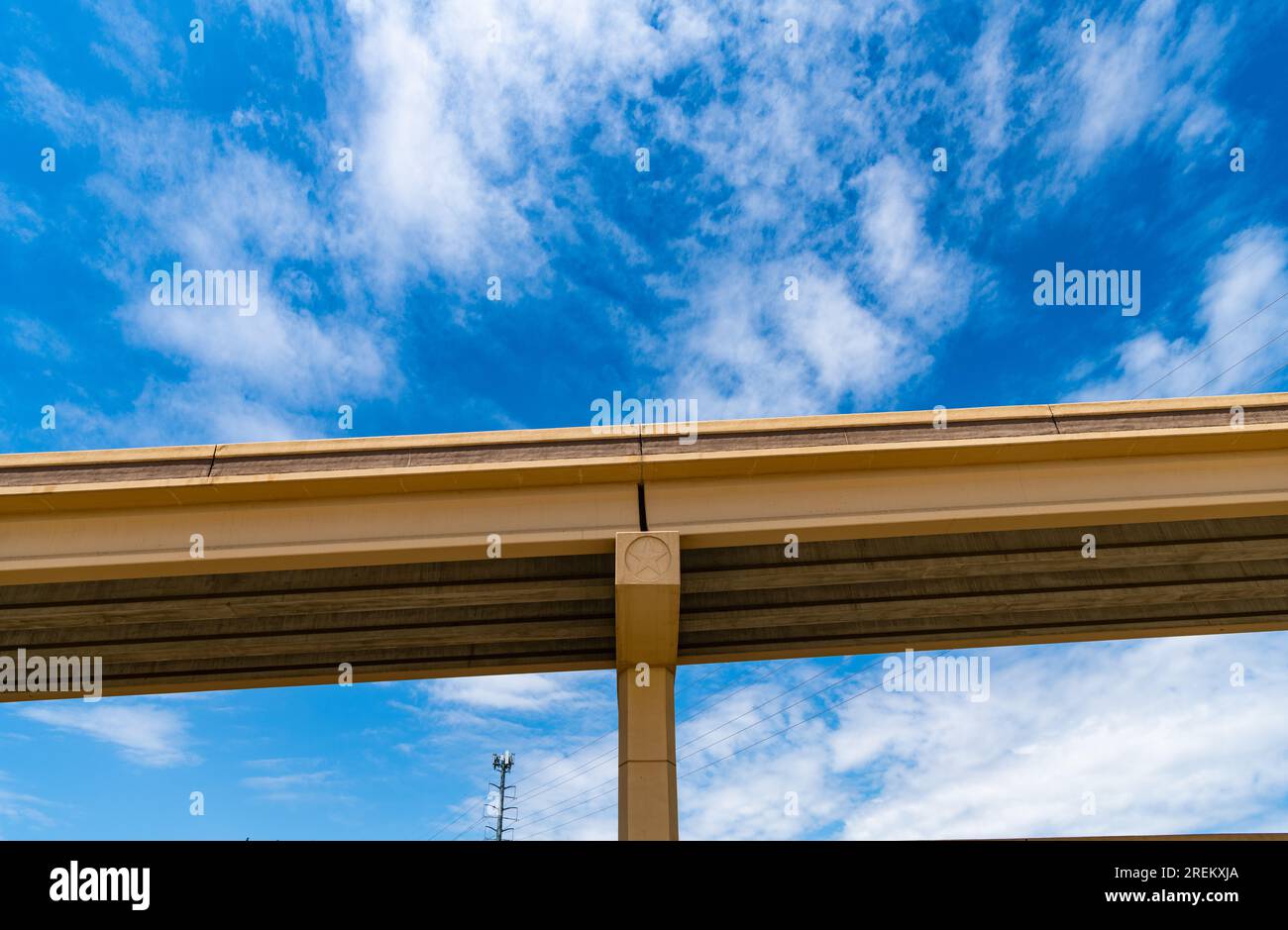 road junction. flyover architecture of transport system. bridge ...