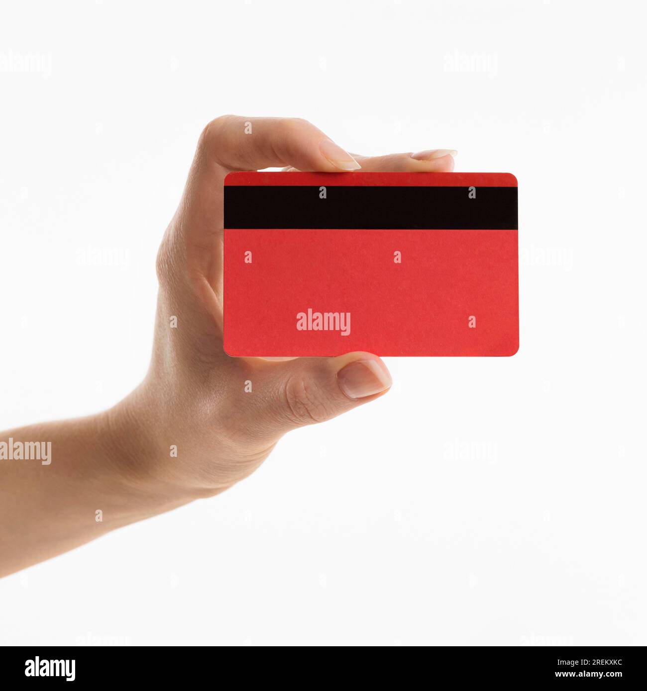 Front view hand holding credit card. High resolution photo Stock Photo - Alamy
