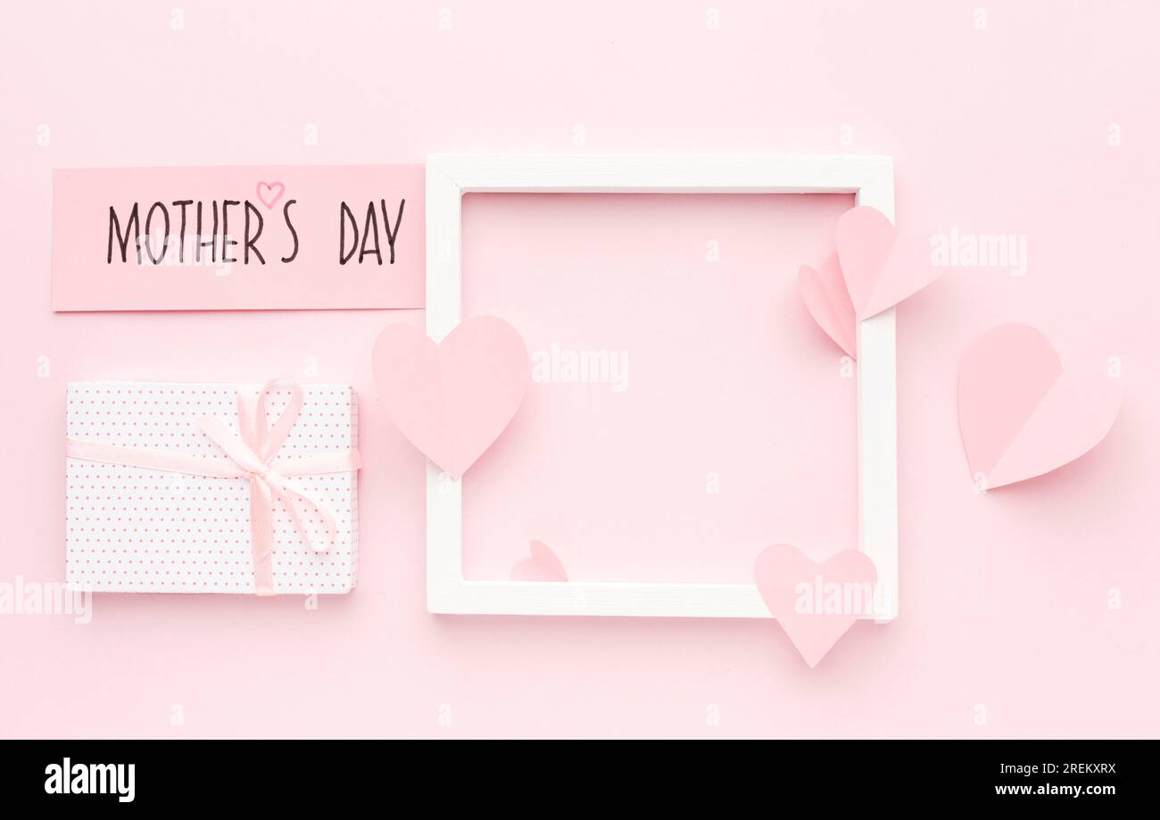 Gift frame table. High resolution photo Stock Photo - Alamy