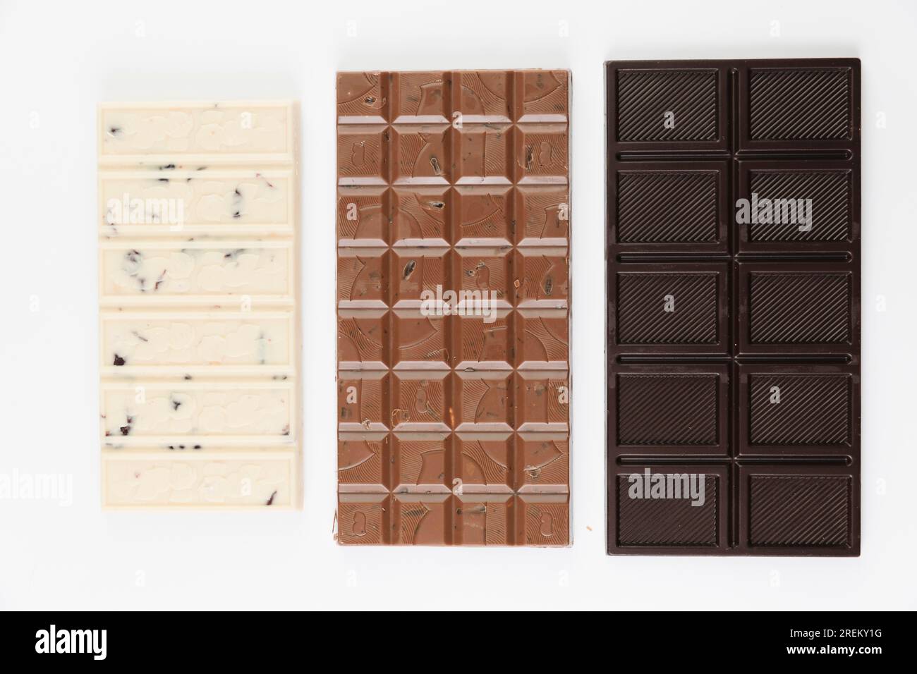 Top view chocolate bars. High resolution photo Stock Photo - Alamy
