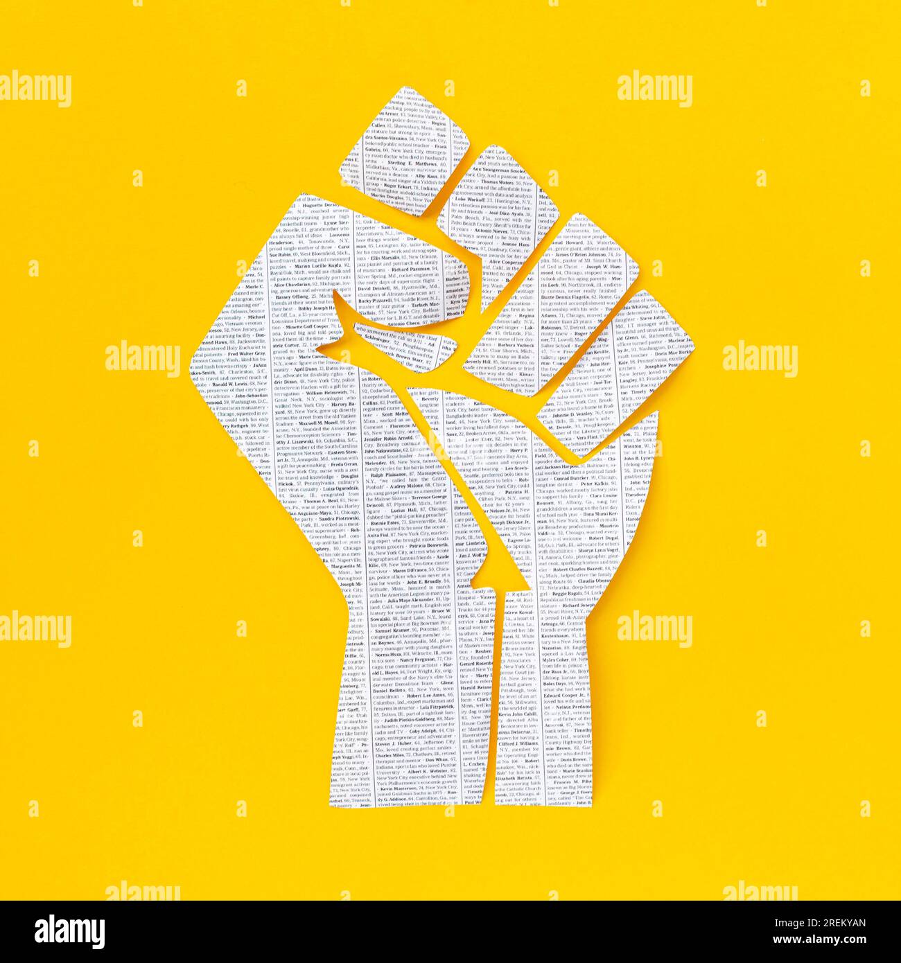Top view sparkling fist black lives matter. High resolution photo Stock ...