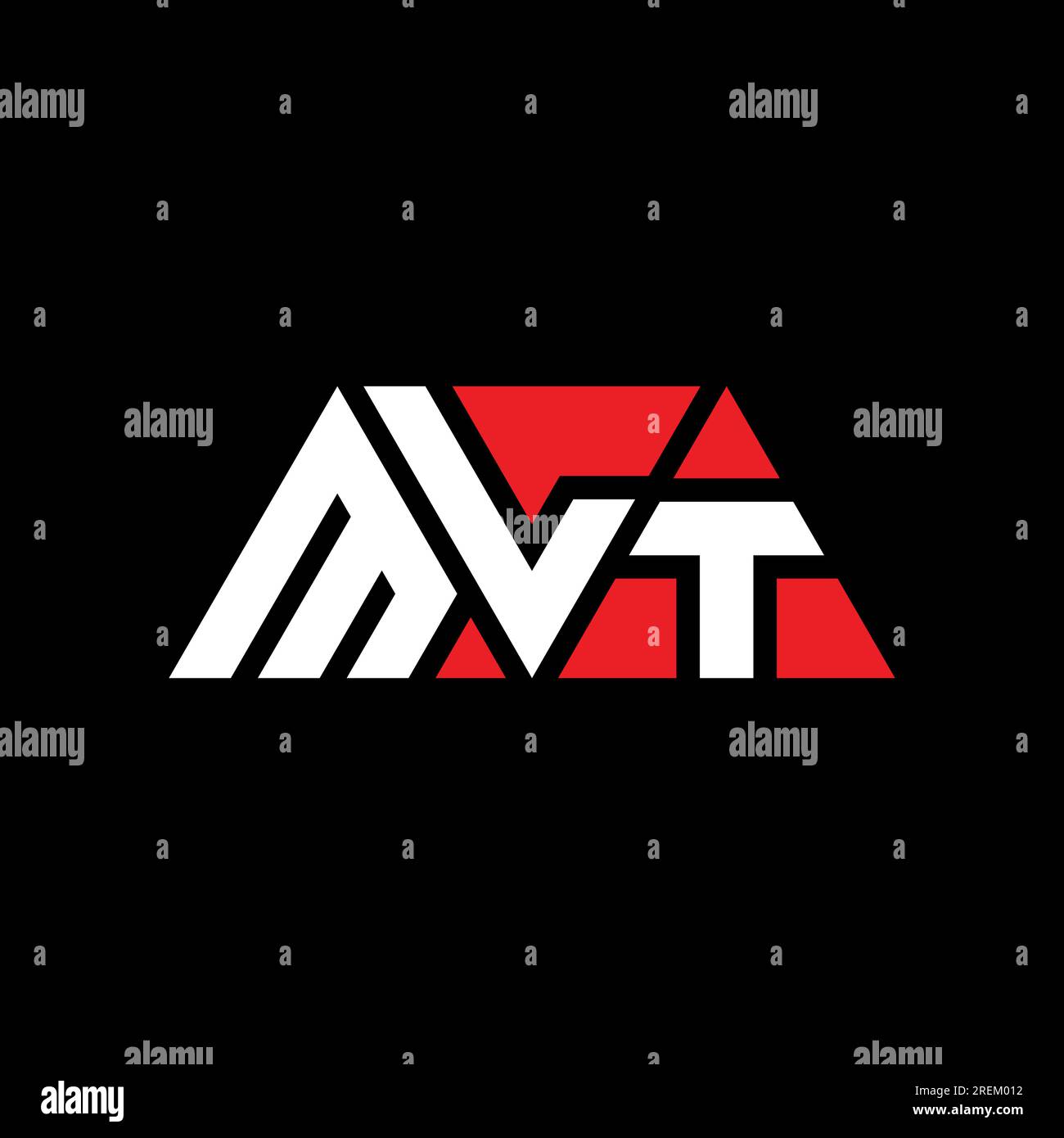 MLT triangle letter logo design with triangle shape. MLT triangle logo ...