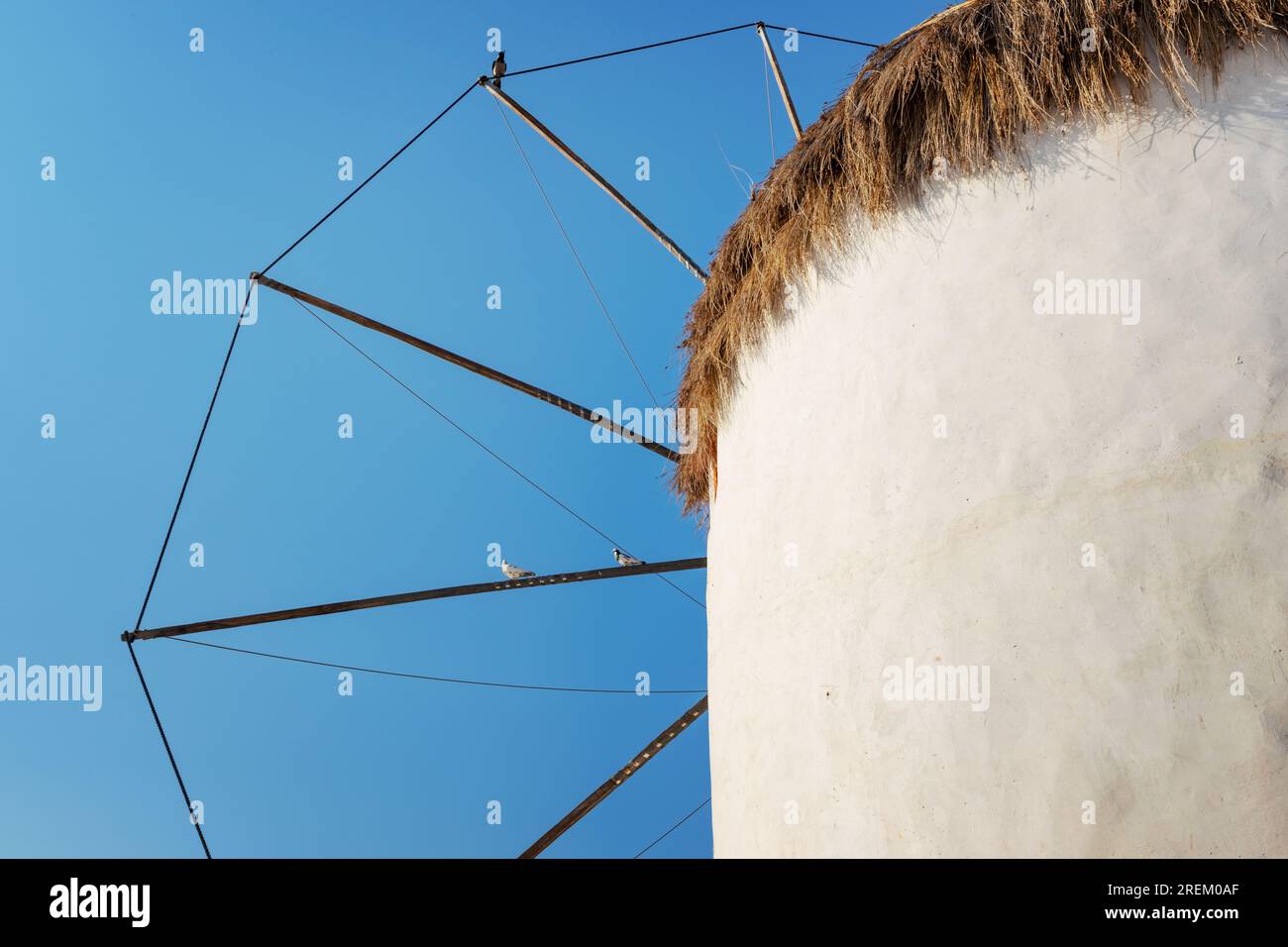Traditional greece old windmill hi-res stock photography and images - Alamy