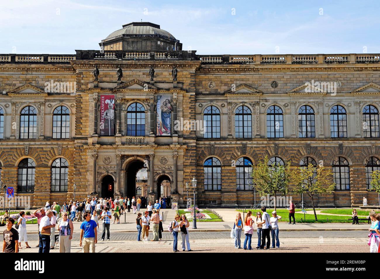 Old Masters Picture Gallery, in the Semper Building of the Zwinger ...