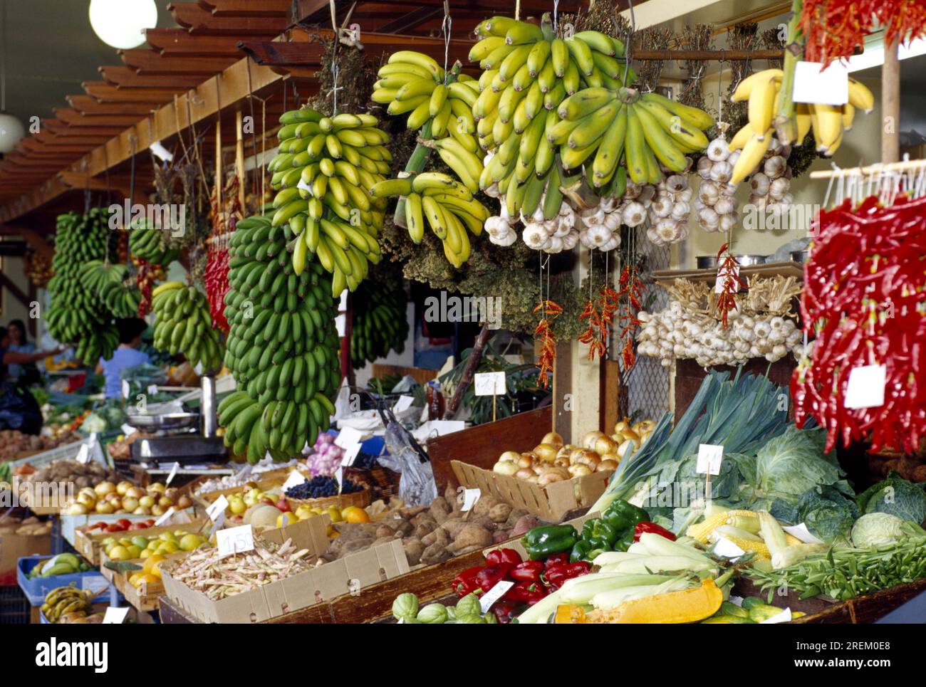 Market, Funchal, Madeira Stock Photo - Alamy