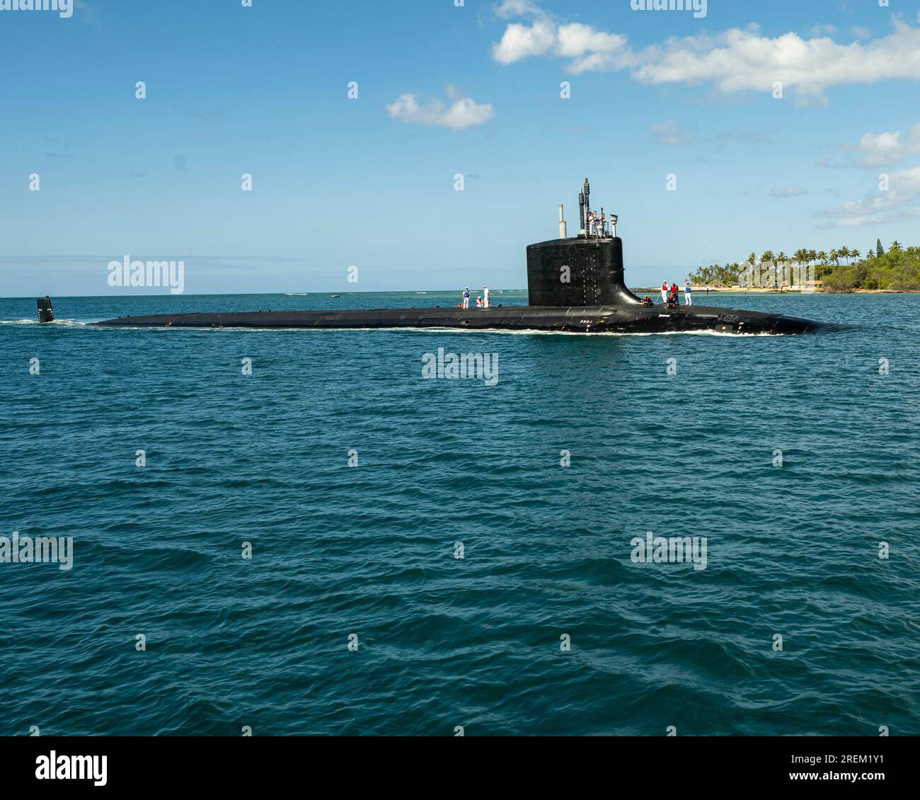 Pearl Harbor, United States. 27 July, 2023. The U.S. Navy nuclear-power ...