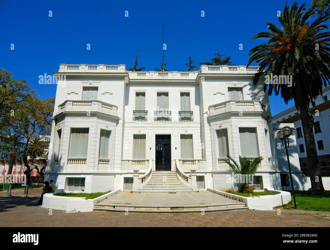 House, Colonial period, New town, Rabat, Ville Nouvelle, Morocco Stock ...