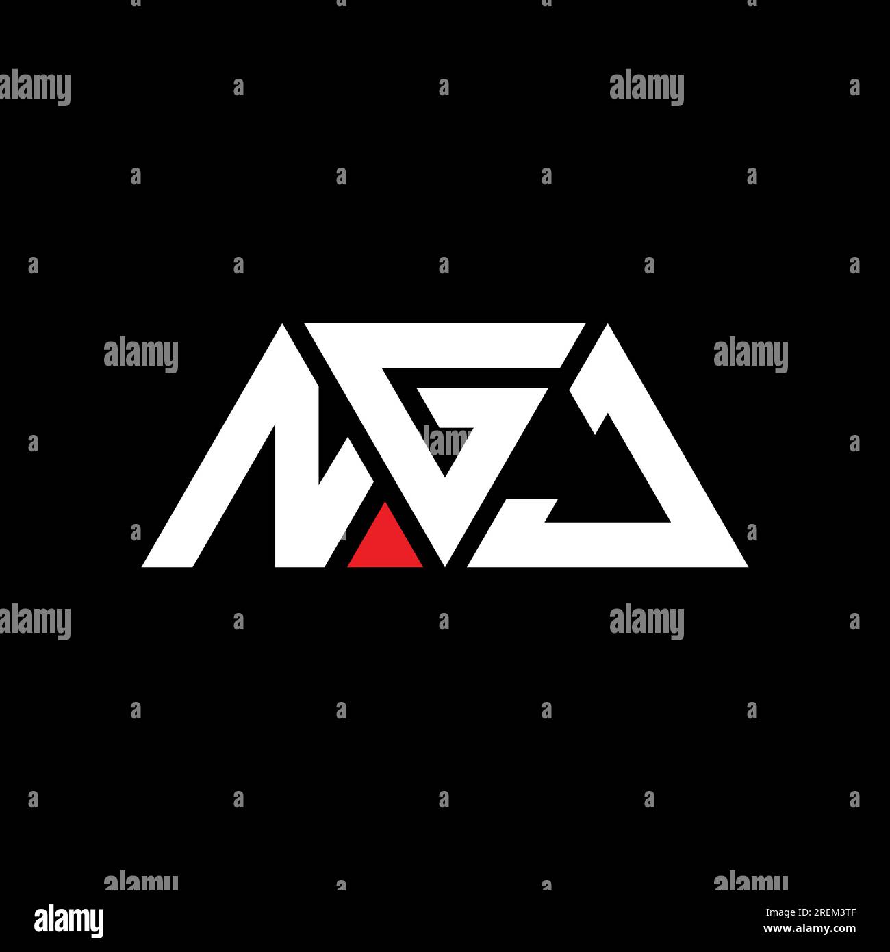 Ngj alphabet Stock Vector Images - Alamy