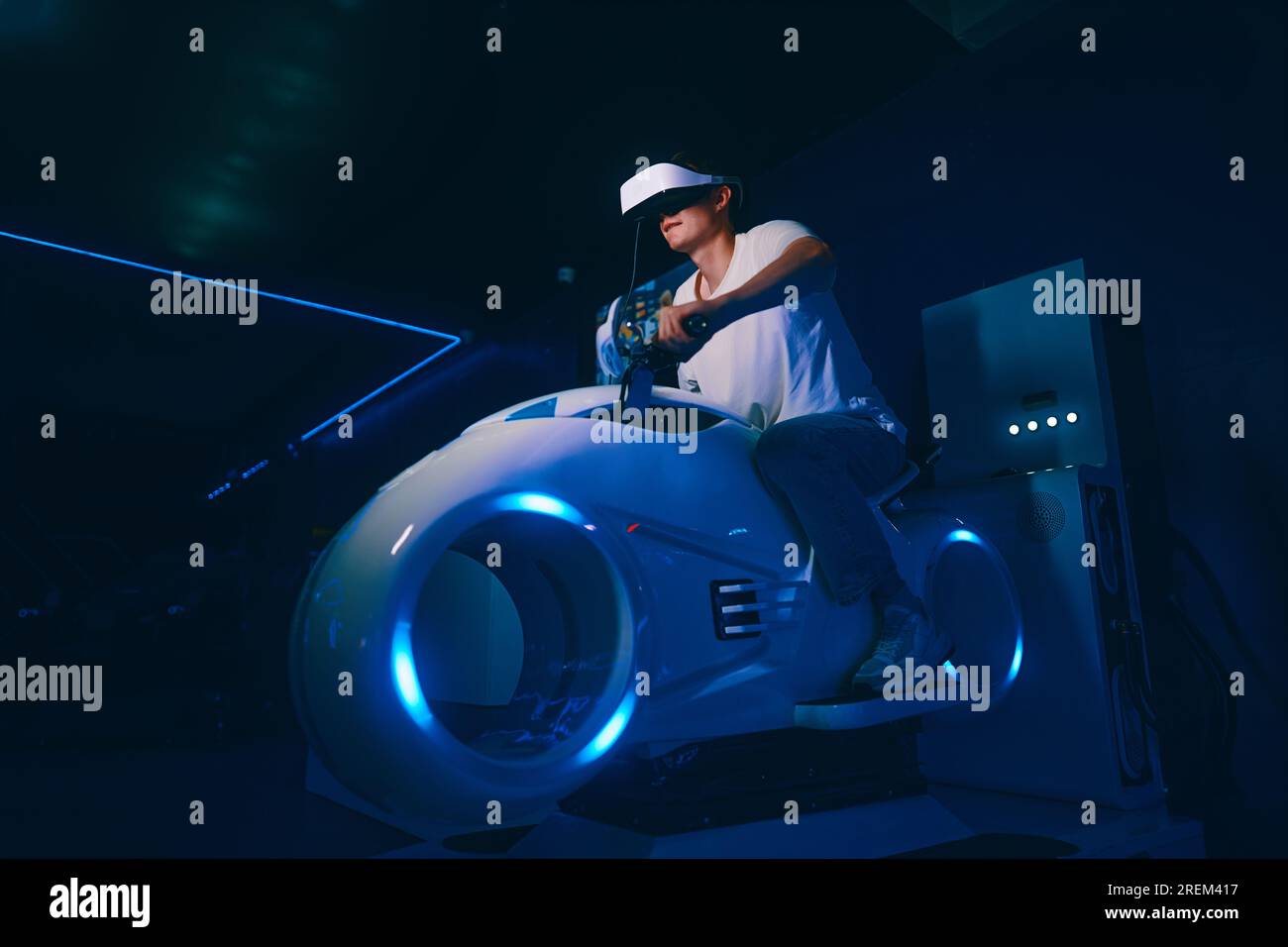 Motorcycle racing game hi-res stock photography and images - Alamy