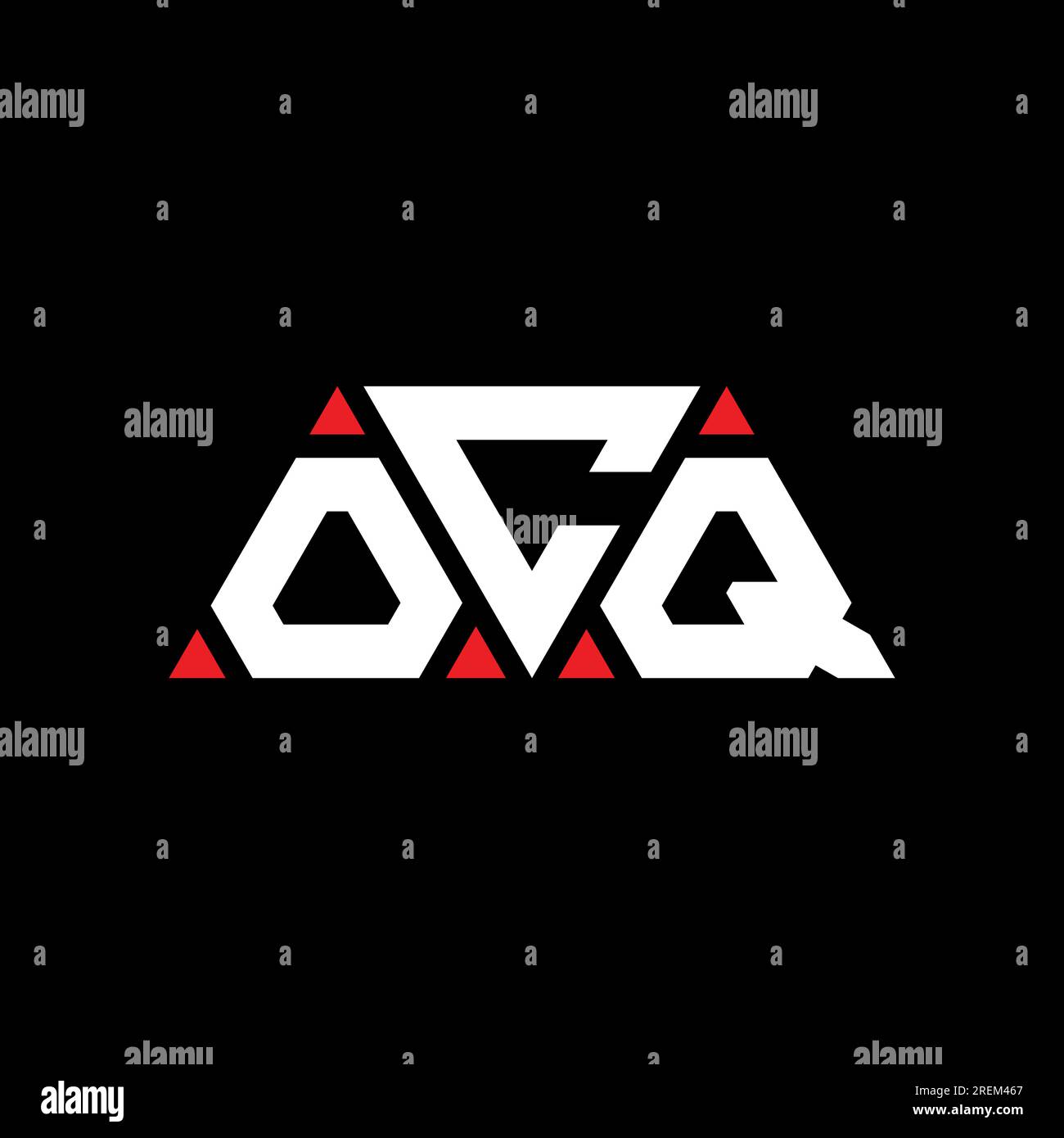 Ocq logo design hi-res stock photography and images - Alamy