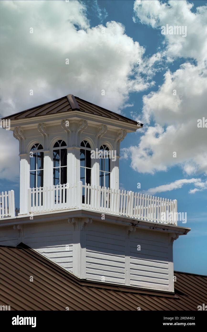 Cupola atop the Madison County Courthouse in the ghost town of Virginia ...
