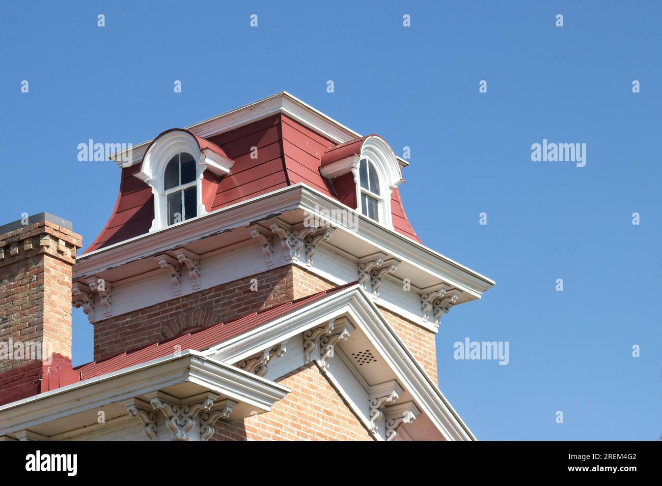 Highest point of the East Terrace House, in Waco, Texas is the Tower ...
