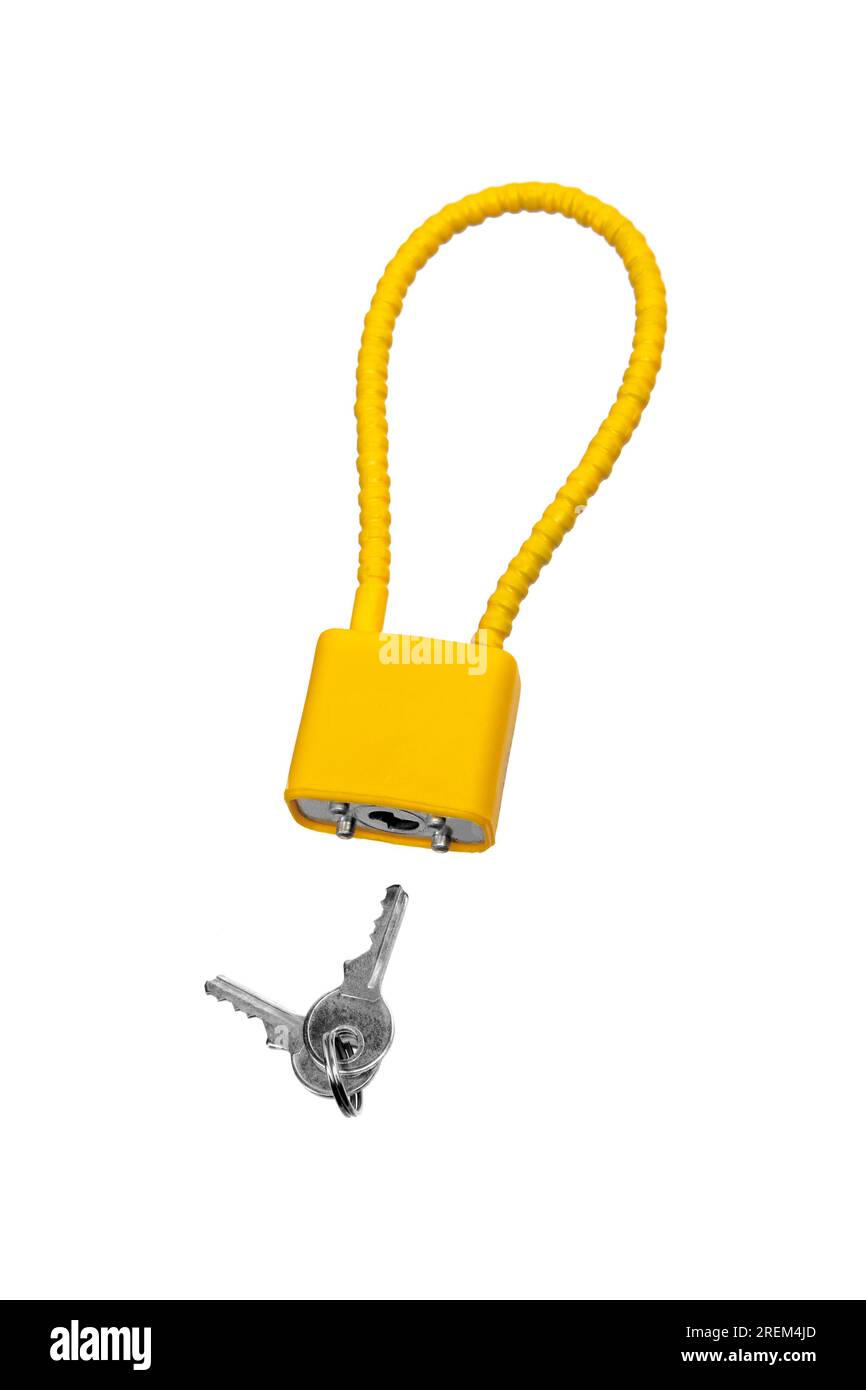 Locks and keys used to safely secure a firearm from being used. Weapon ...