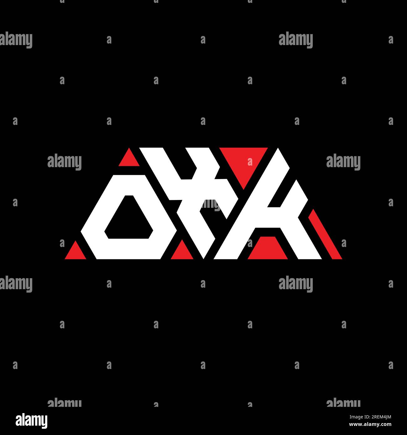 Oxk logo design hi-res stock photography and images - Alamy