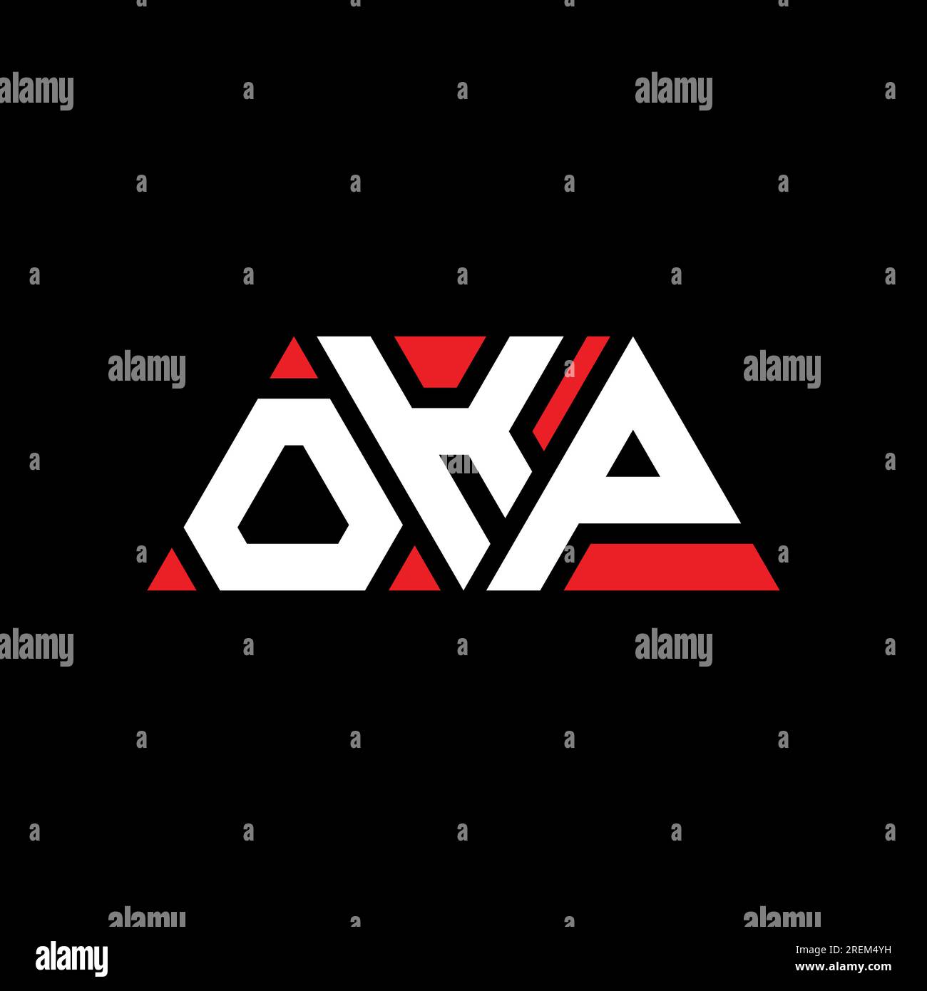 Okp logo design hi-res stock photography and images - Alamy