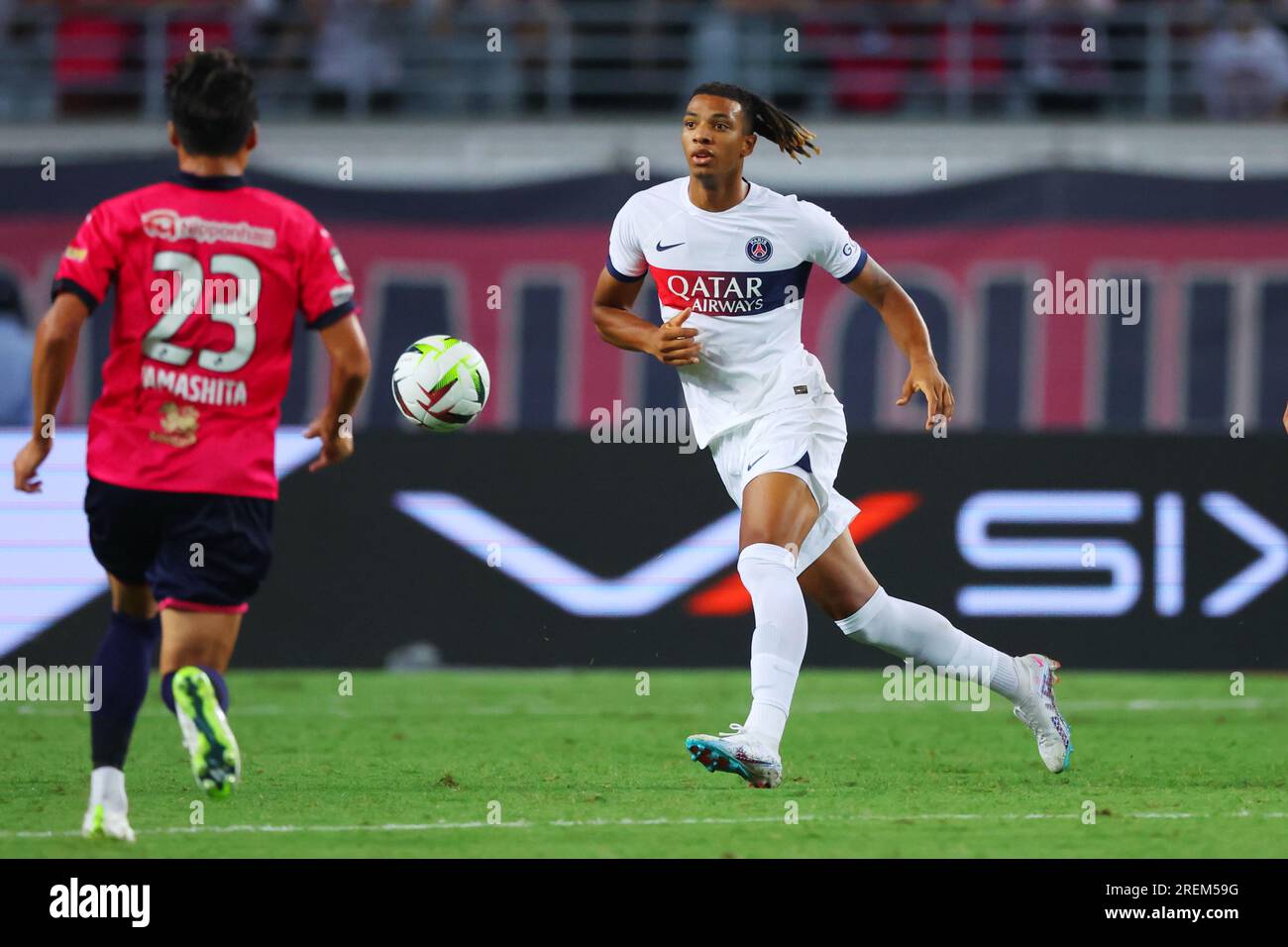 Osaka, Japan. 28th July, 2023. Cher Ndour (PSG) Football/Soccer ...