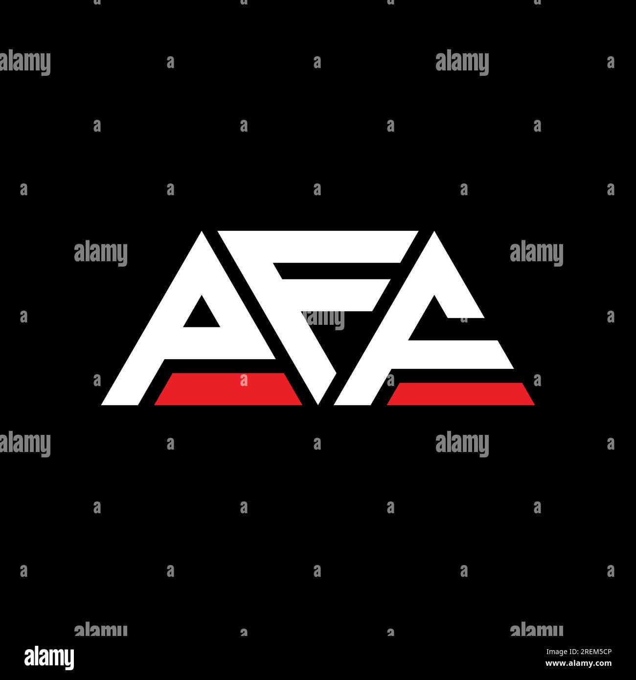 PFF triangle letter logo design with triangle shape. PFF triangle logo ...
