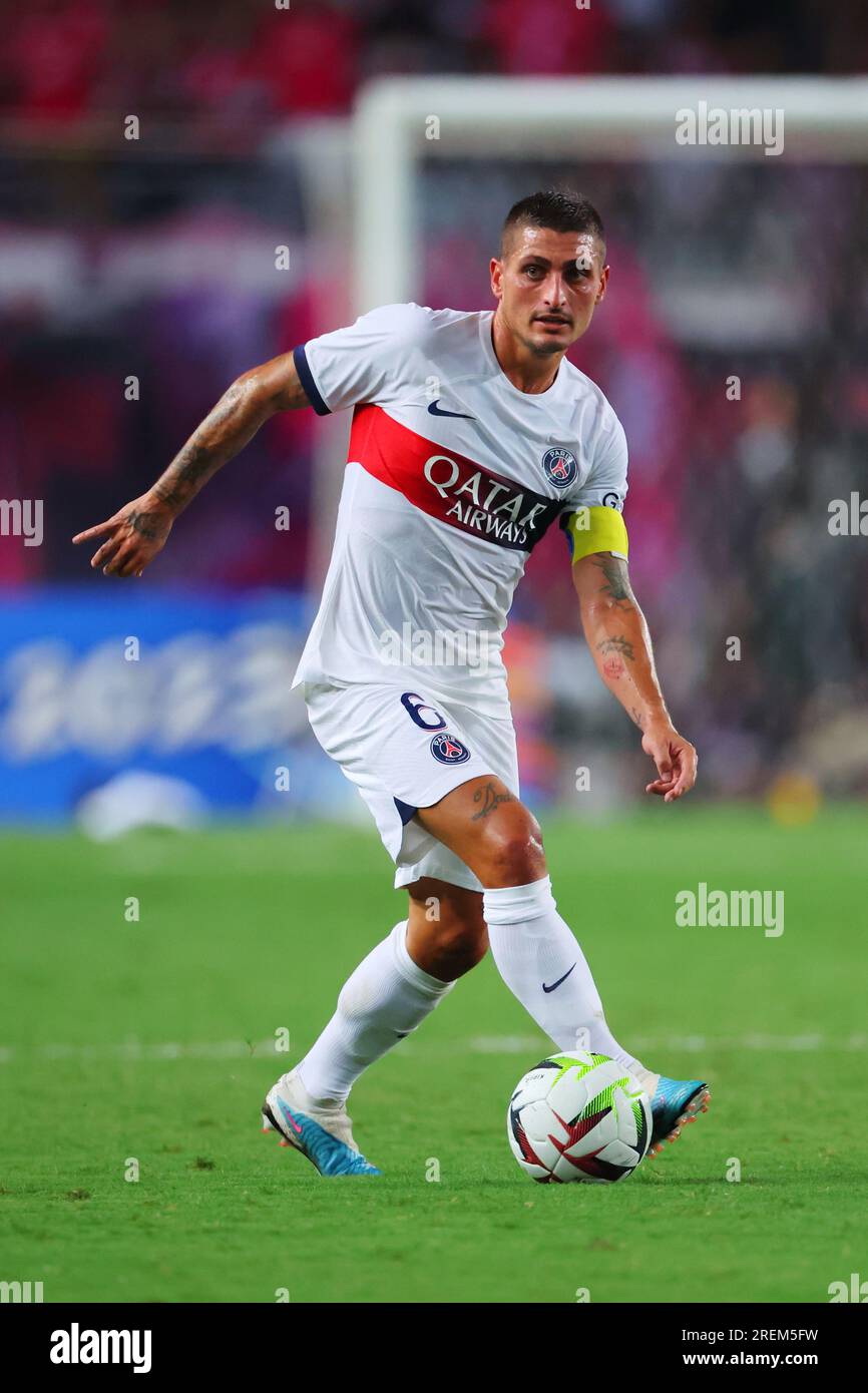 Osaka, Japan. 28th July, 2023. Marco Verratti (PSG) Football/Soccer ...