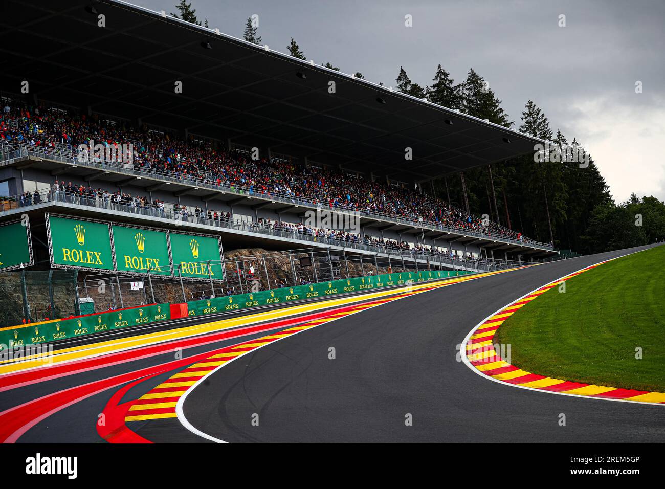 Grandstand during the Belgian GP, Spa-Francorchamps 27-30 July 2023 ...