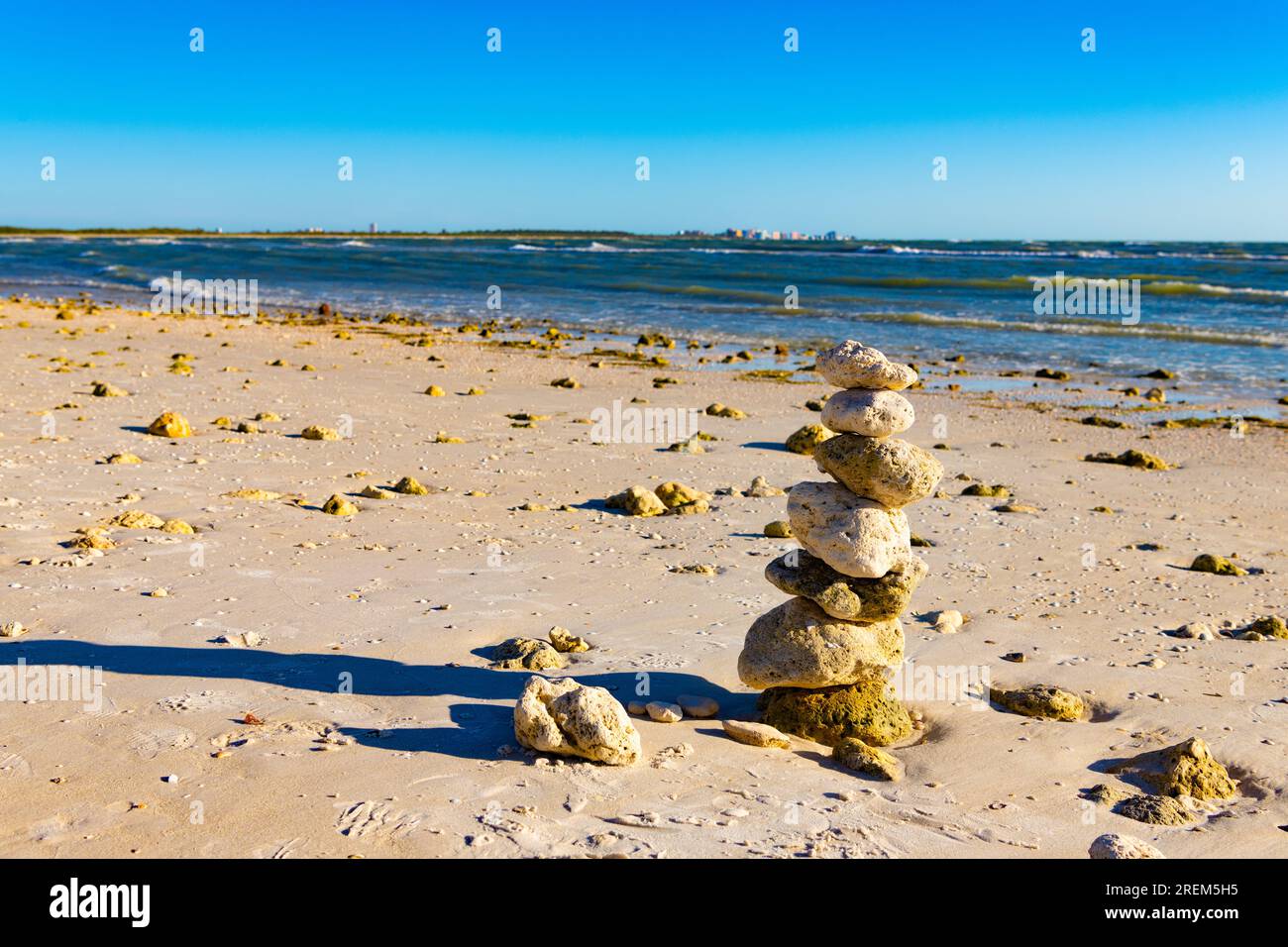 harmony and balance. zen pebble at beach. nature balance concept. zen ...