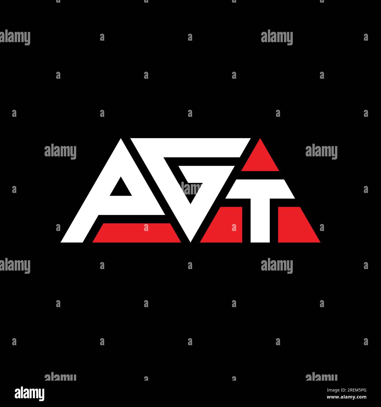 PGT triangle letter logo design with triangle shape. PGT triangle logo ...