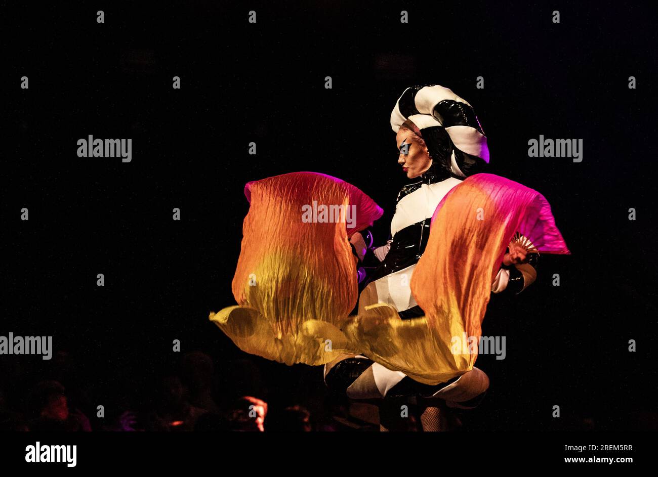 AMSTERDAM - Partygoers during the Grand Opening of the Milkshake ...