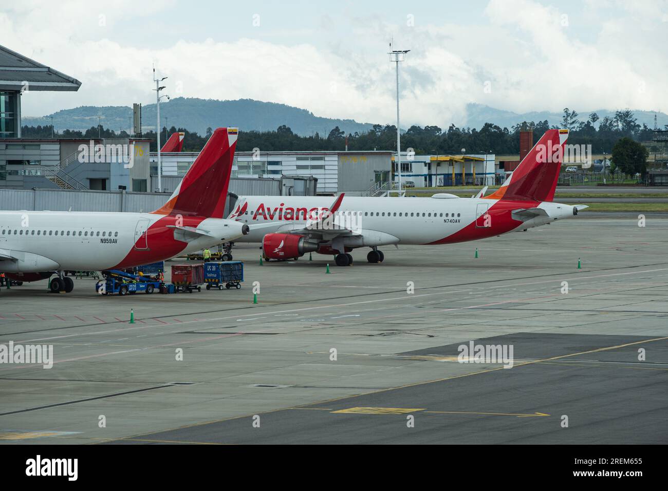 Bogota, Colombia. 28th July, 2023. An Avianca Airlines Airbus A320 ...