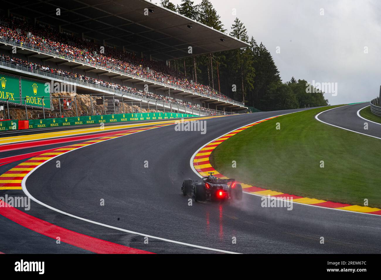 #63 George Russell, (GRB) AMG Mercedes Ineos during the Belgian GP, Spa ...