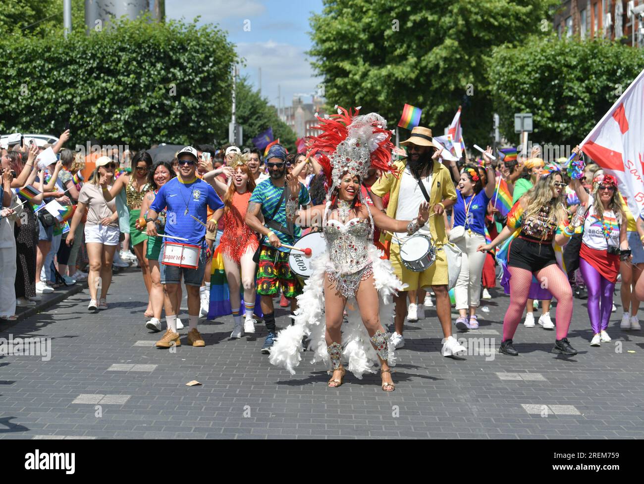 Irish Prime Minsister Leo Varadkar attends Dublin Pride Parade ...