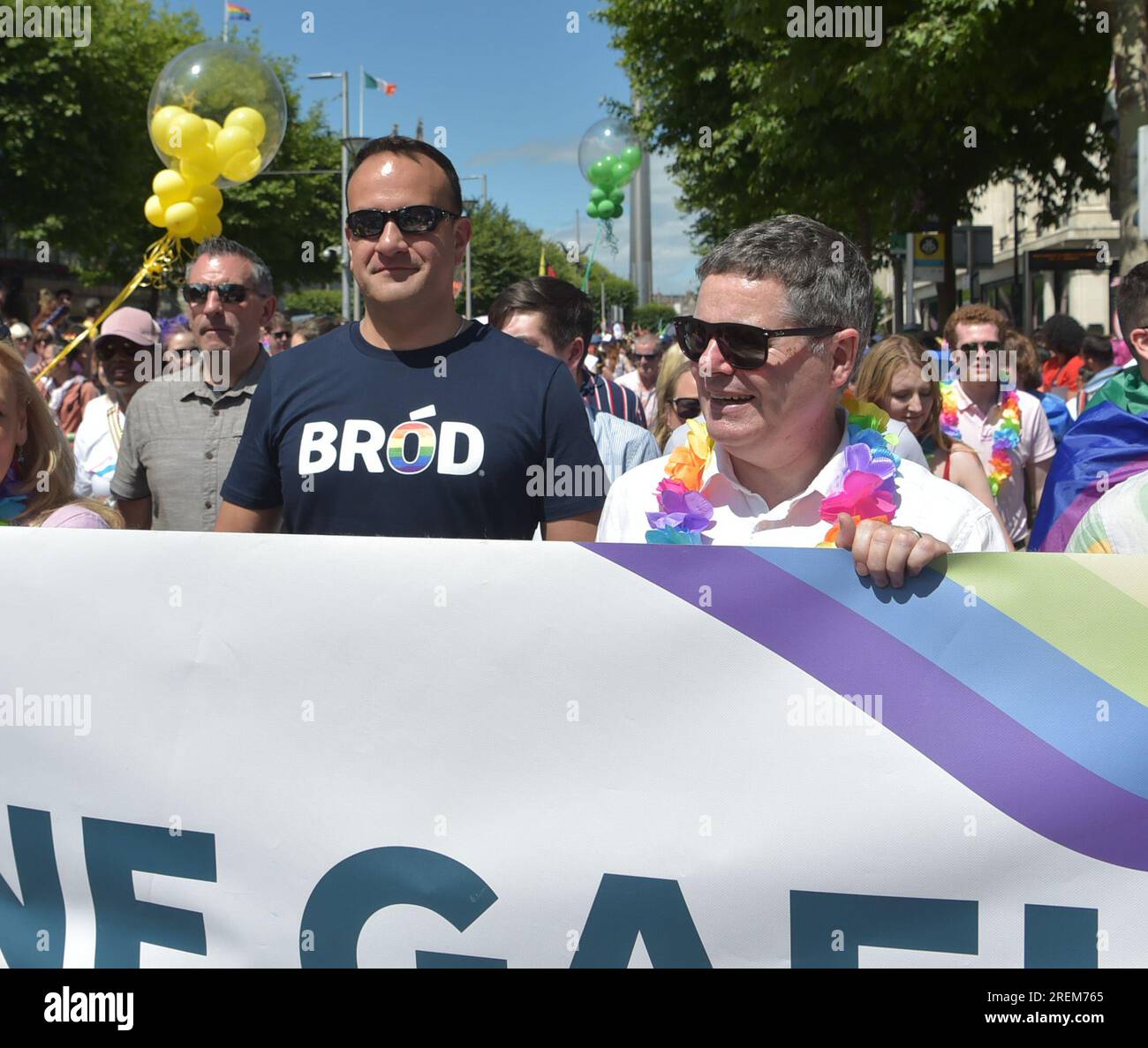 Irish Prime Minsister Leo Varadkar attends Dublin Pride Parade ...