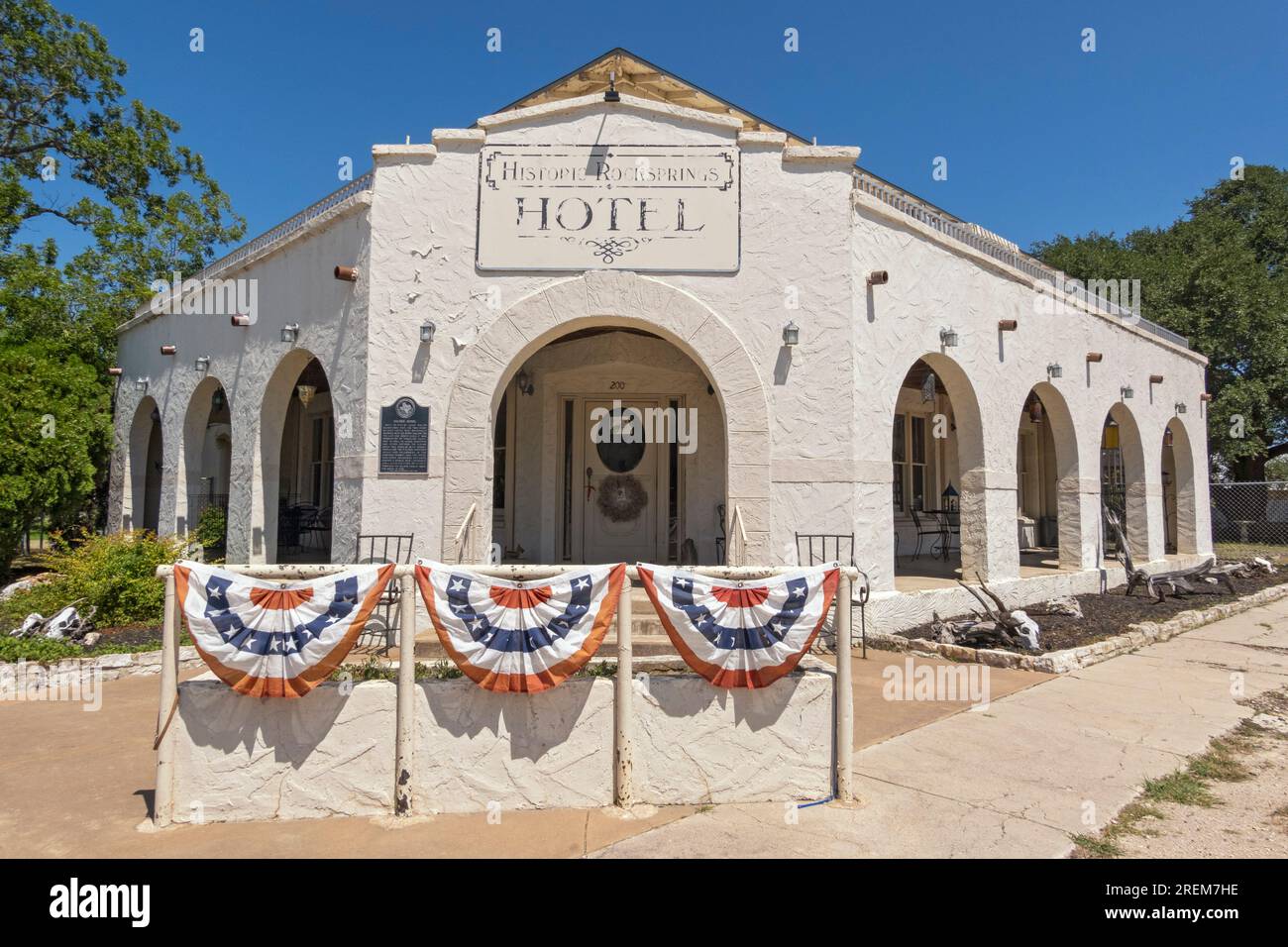 Texas, Hill Country, Edwards County , Rocksprings, Gilmer Hotel built ...