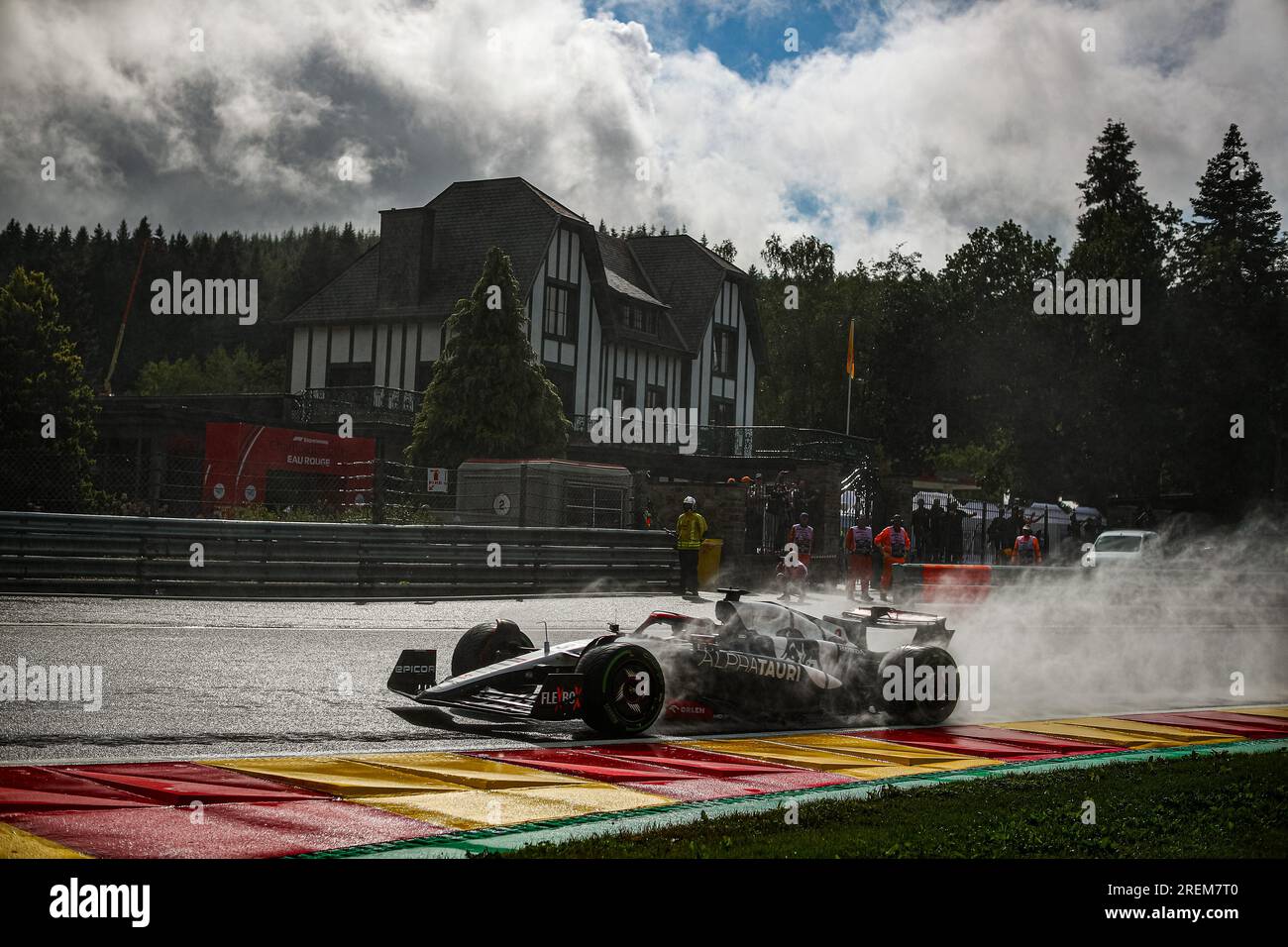 #03 Daniel Ricciardo, (AUS)Alpha Tauri, Honda during the Belgian GP ...