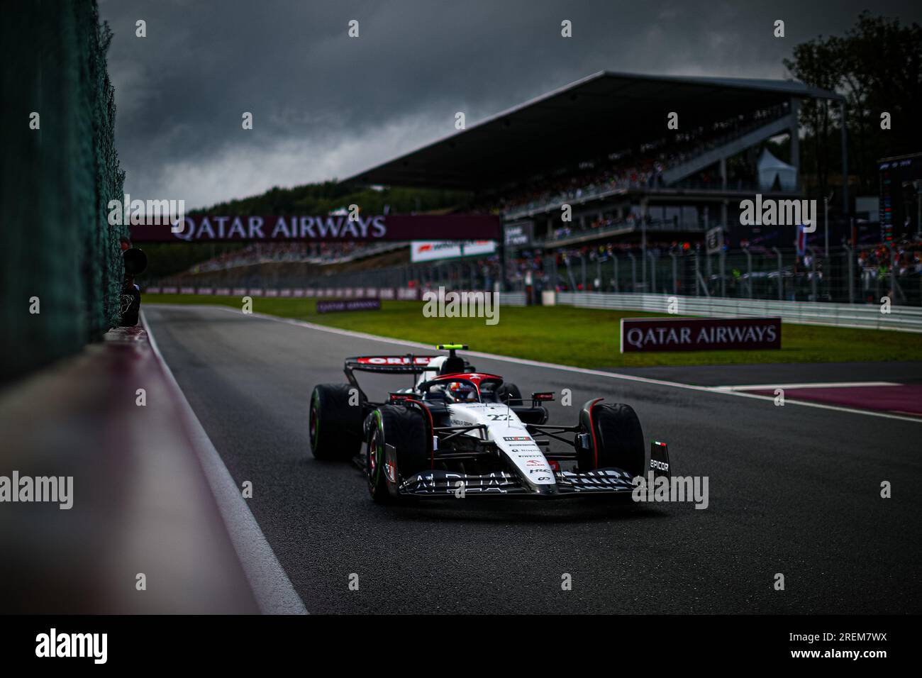 #22 Yuki Tsunoda, (JAP) Alpha Tauri, Honda during the Belgian GP, Spa ...