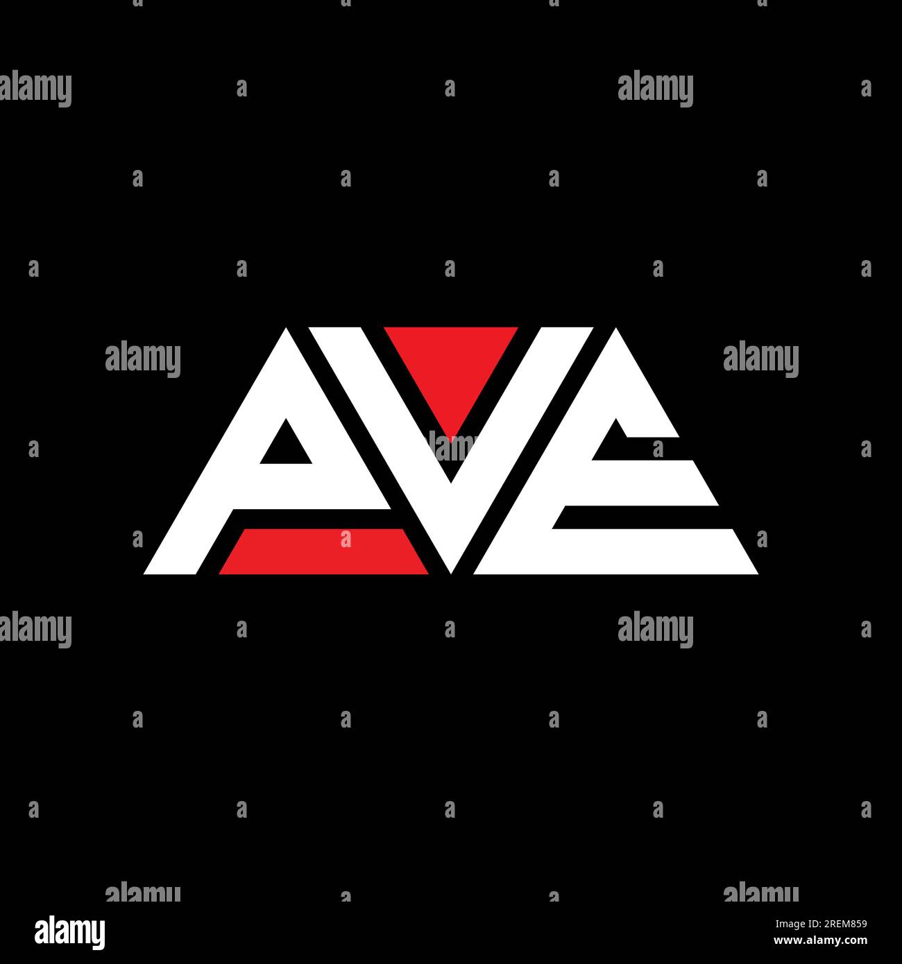 PVE triangle letter logo design with triangle shape. PVE triangle logo ...