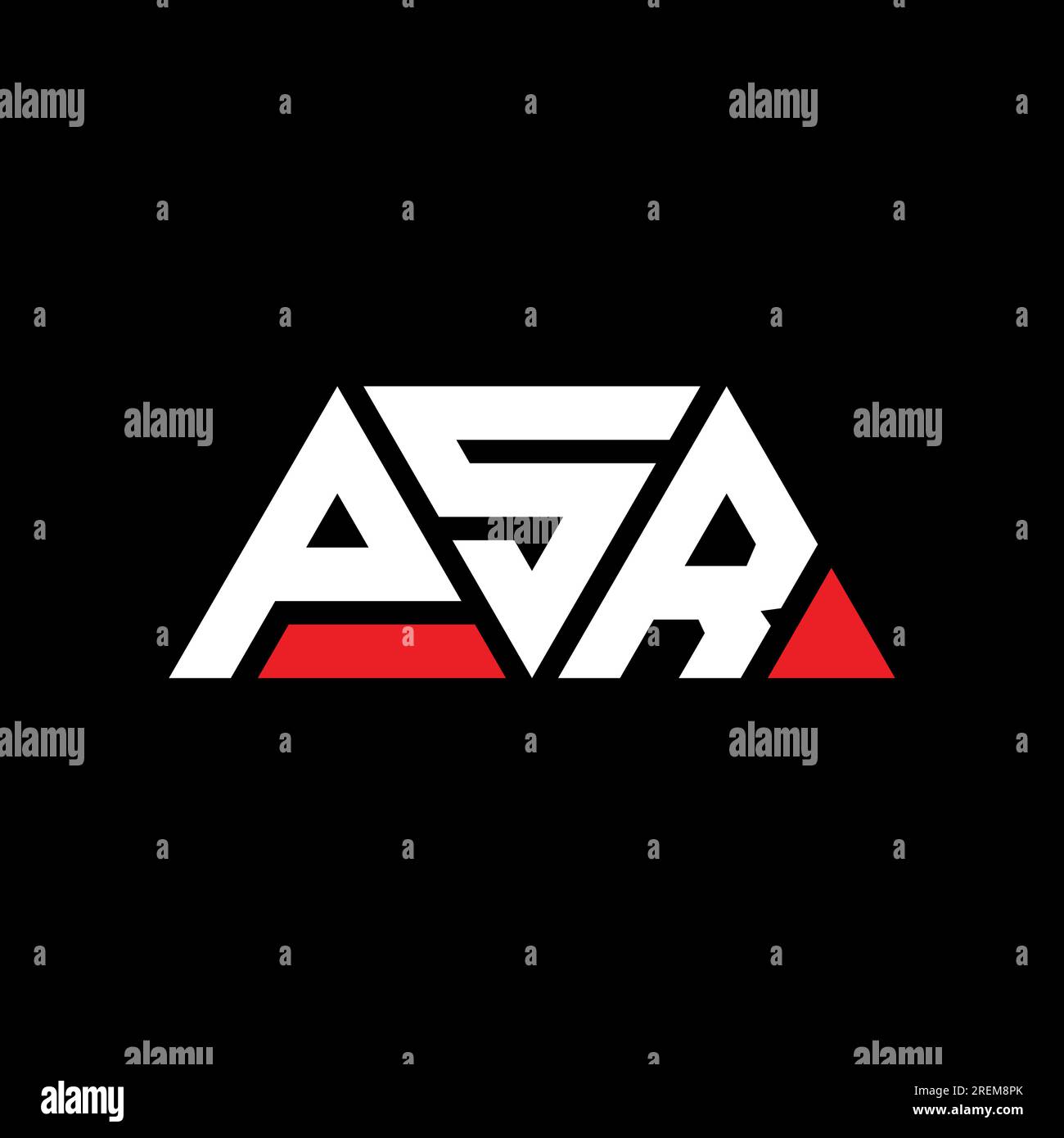 PSR triangle letter logo design with triangle shape. PSR triangle logo ...