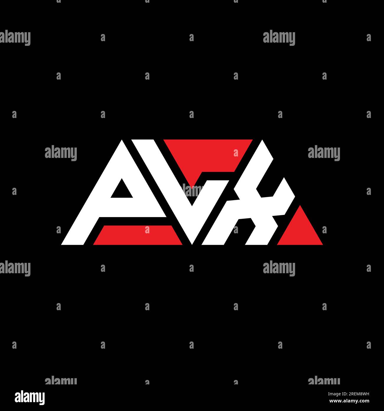 PLX triangle letter logo design with triangle shape. PLX triangle logo ...