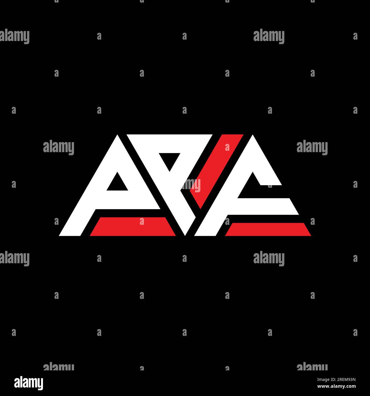 PPF triangle letter logo design with triangle shape. PPF triangle logo ...