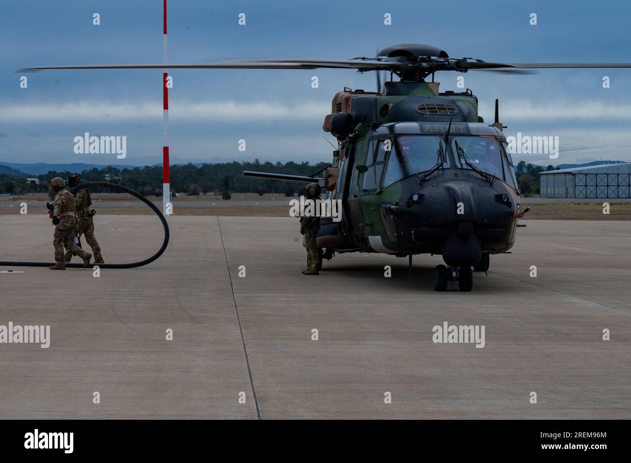 U.S. Air Force Airmen assigned to 18th Logistics Readiness Squadron and ...
