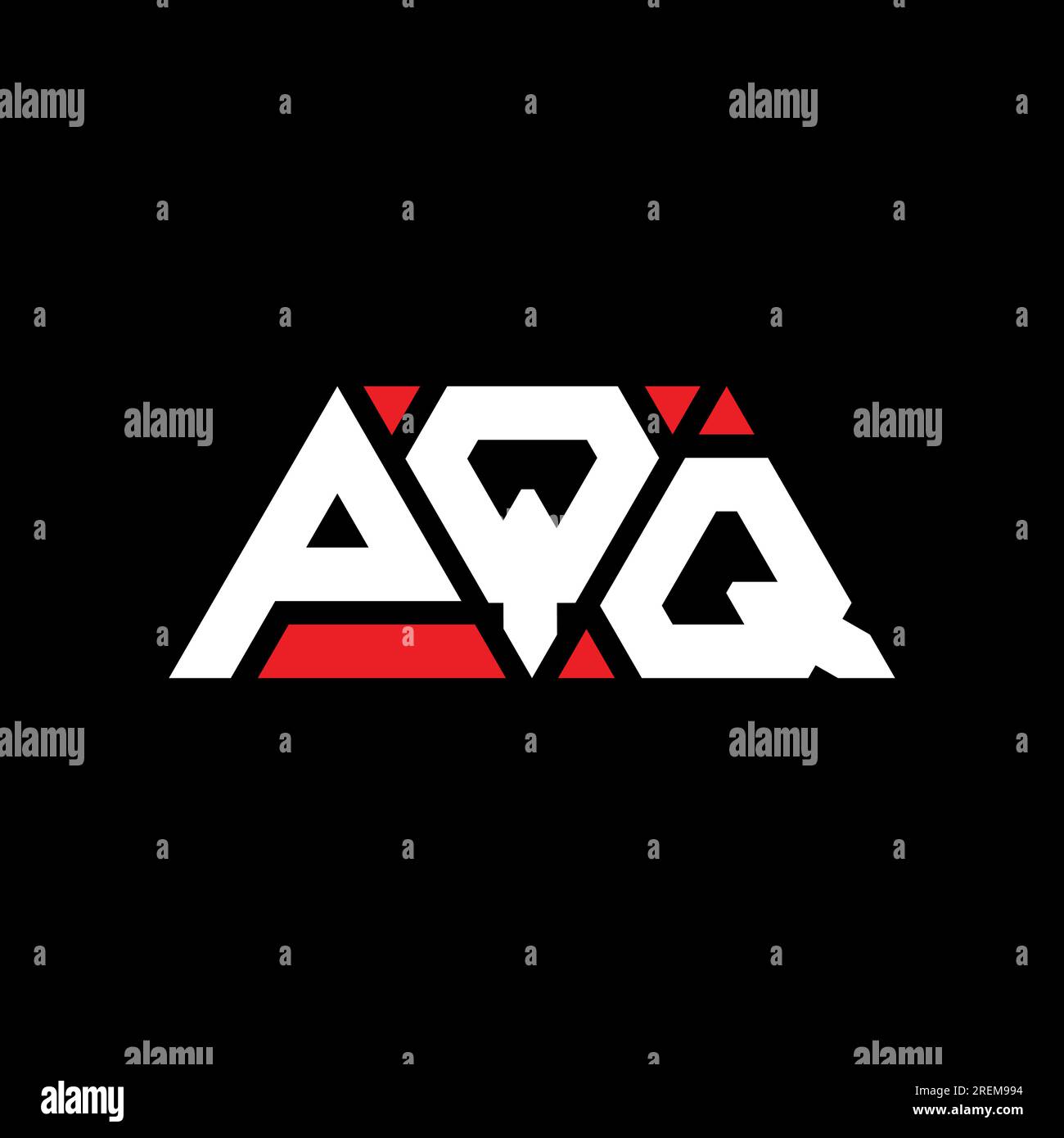 PQQ triangle letter logo design with triangle shape. PQQ triangle logo ...