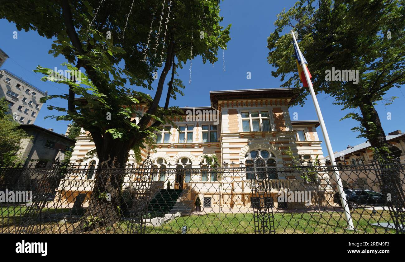 Bucharest, Romania - July 28th, 2023: Bucharest Prefecture headquarters ...