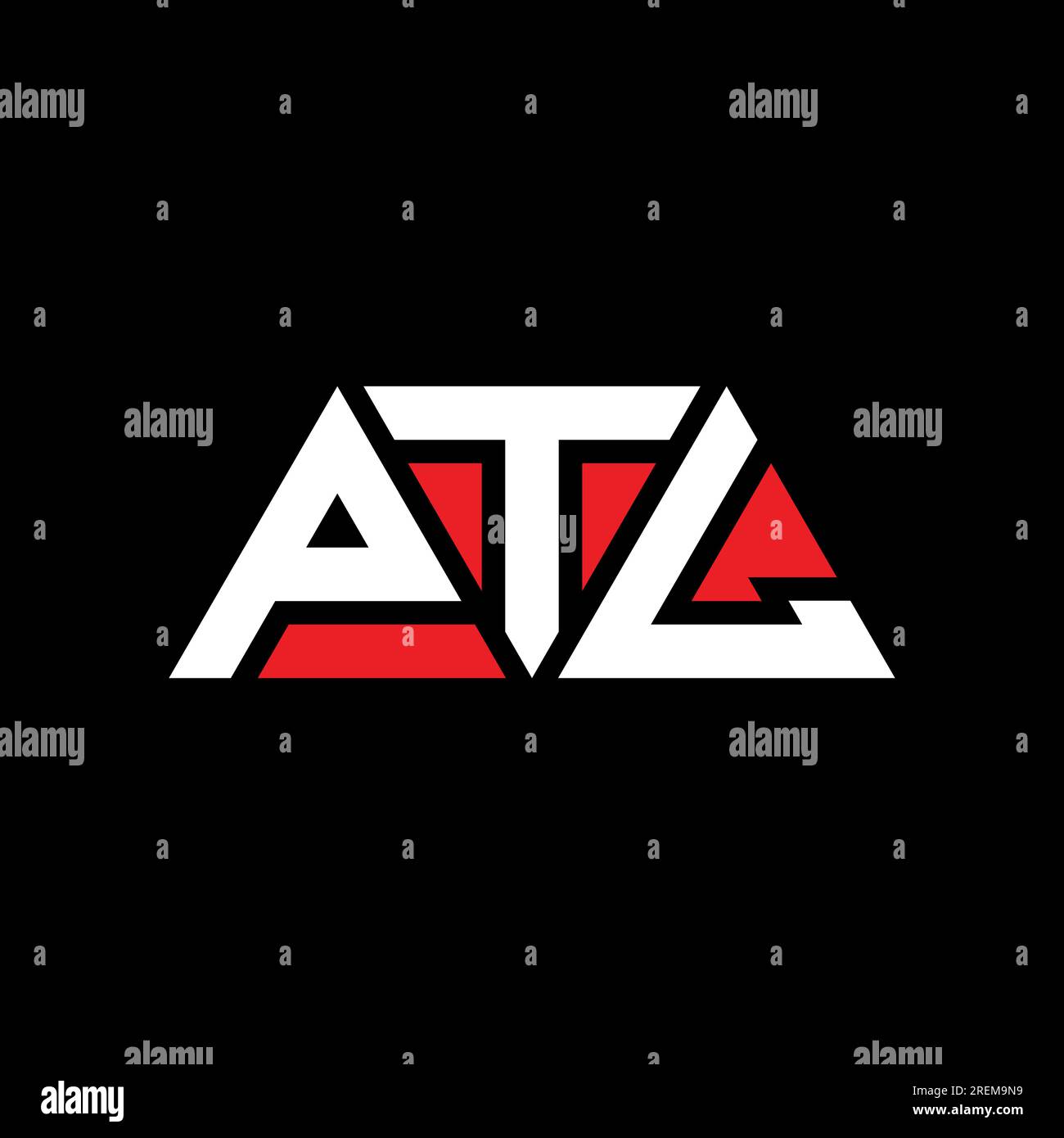 PTL triangle letter logo design with triangle shape. PTL triangle logo ...