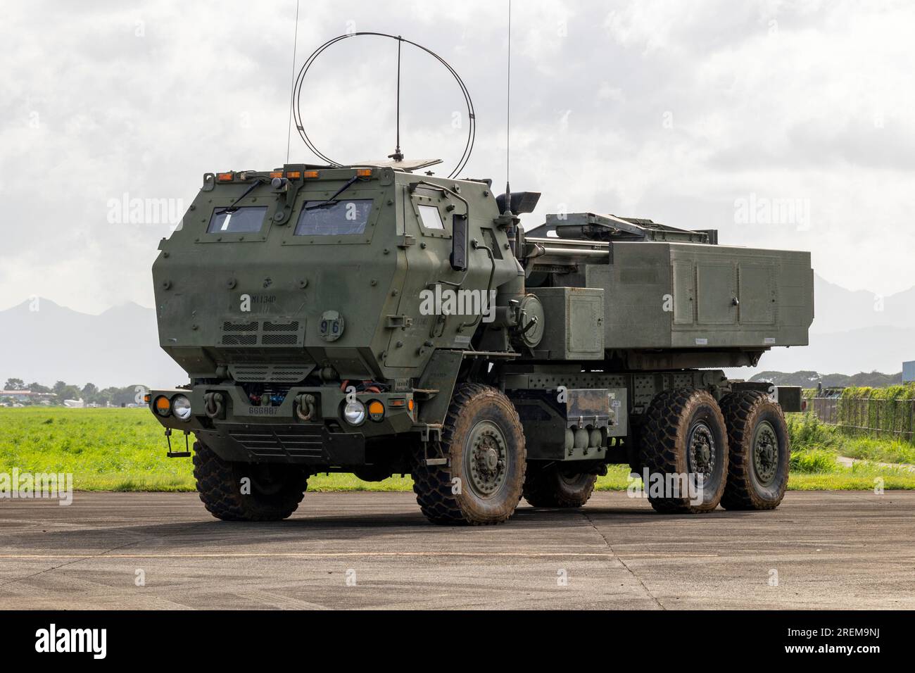 Marines conducted A U.S. Marine Corps M142 High Mobility Artillery ...
