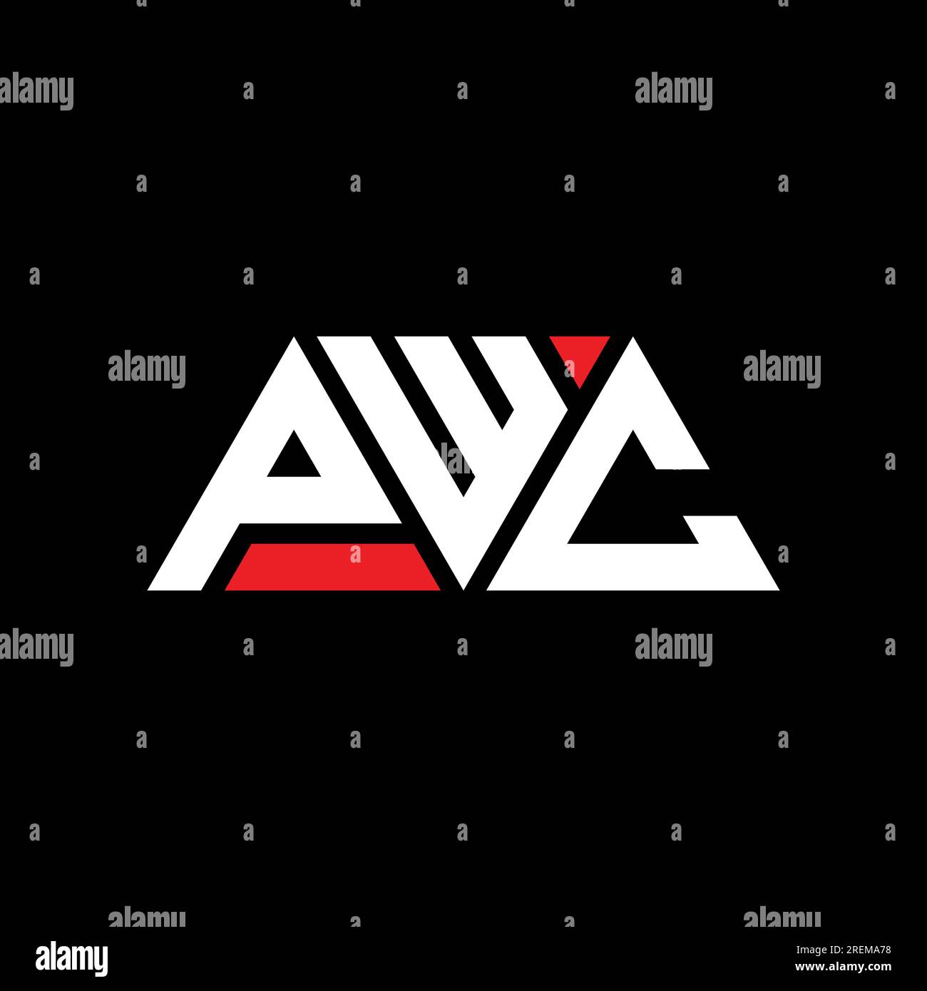 PWC triangle letter logo design with triangle shape. PWC triangle logo ... PWC triangle letter logo design with triangle shape. PWC triangle logo ...
